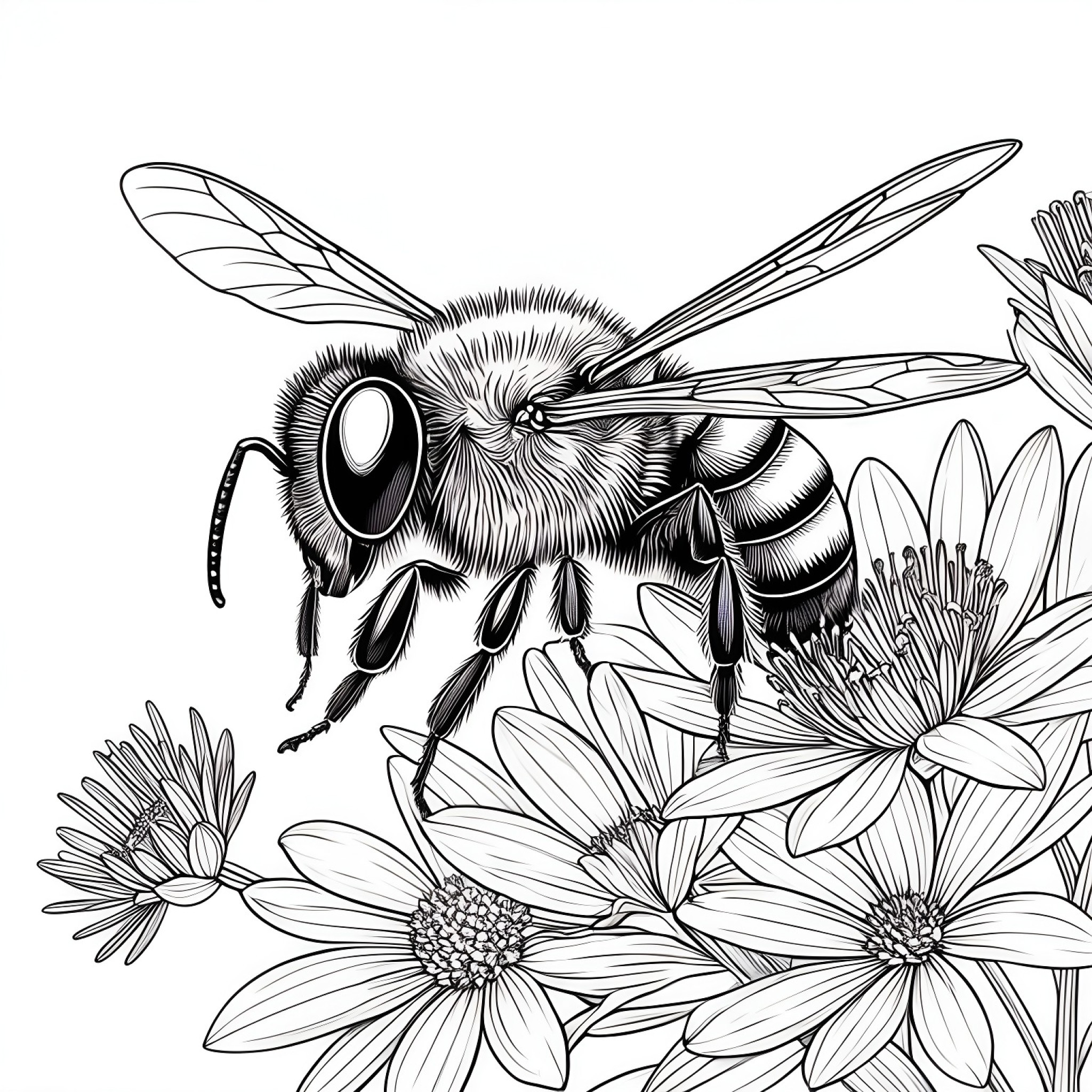 185 Best Bee Coloring Pages (Free Printable PDFs)