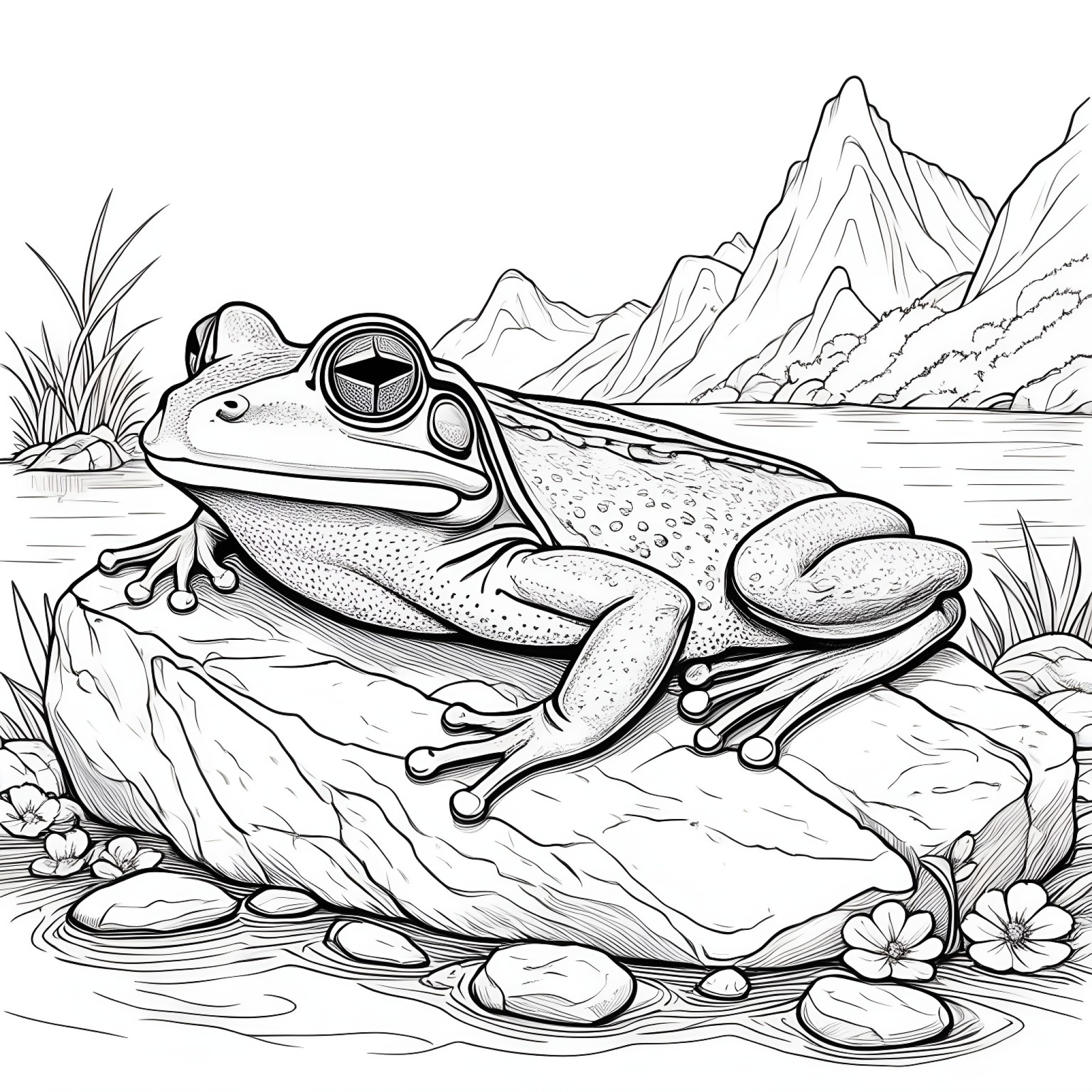 23 Best Frog Coloring Pages (Free Printable PDFs)