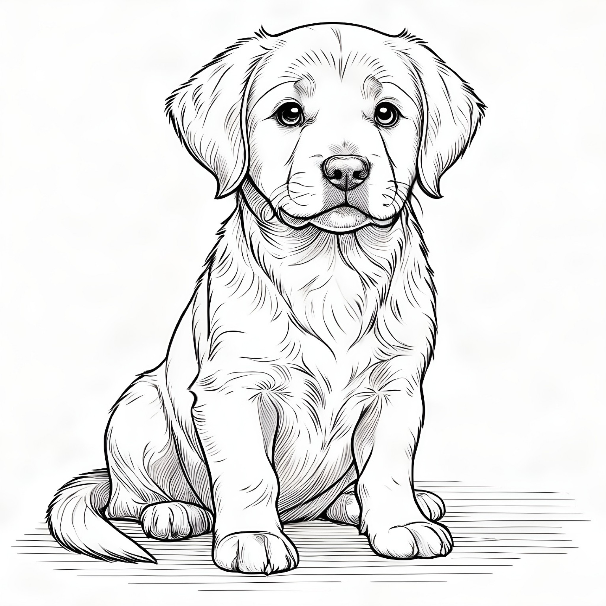Best Labrador Retriever Coloring Pages (Free Printable PDF)