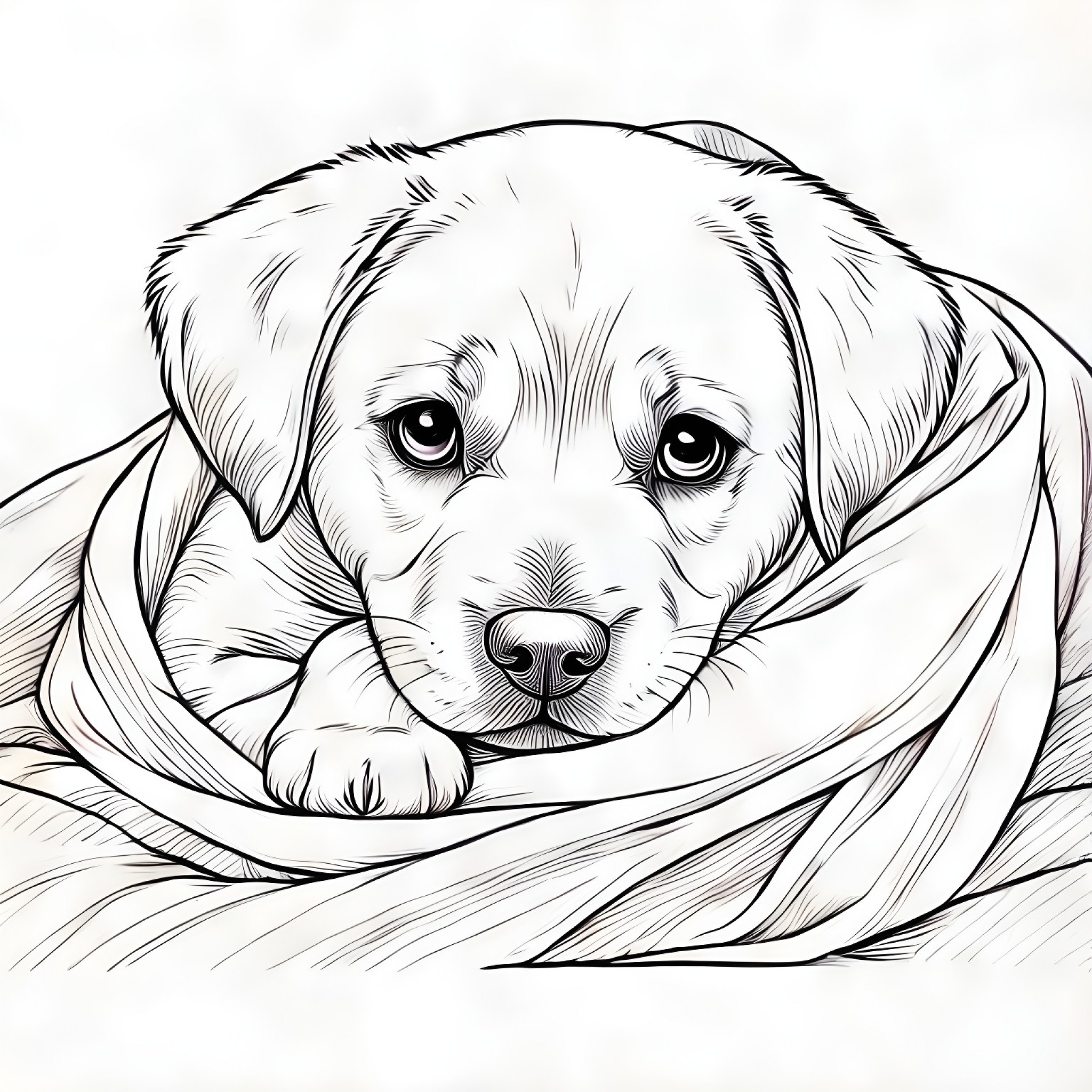 Best Labrador Retriever Coloring Pages (Free Printable PDF)