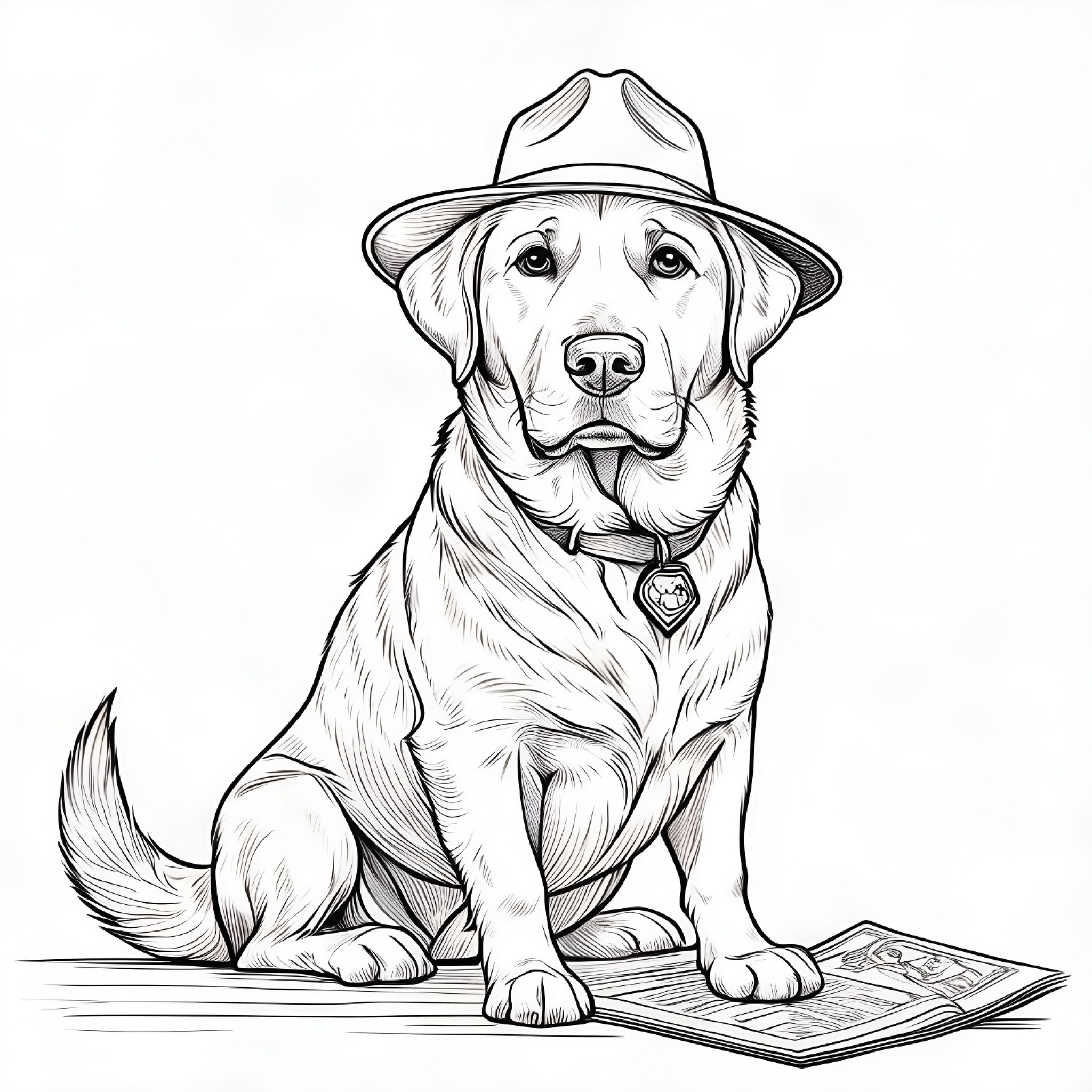 Best Labrador Retriever Coloring Pages (Free Printable PDF)