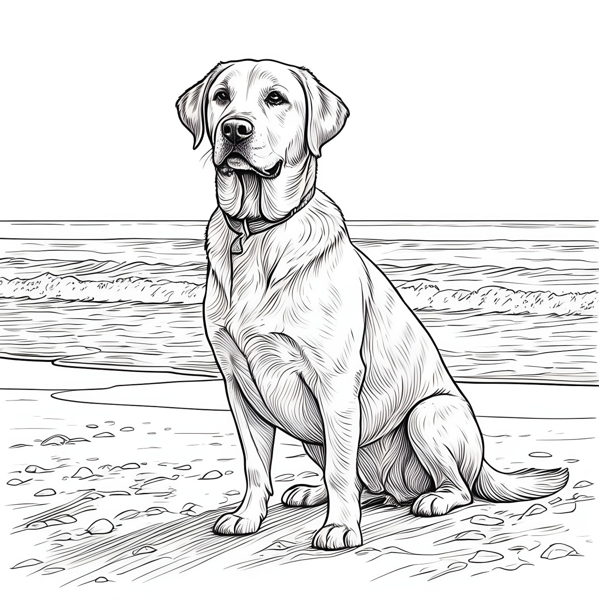 Best Labrador Retriever Coloring Pages (Free Printable PDF)