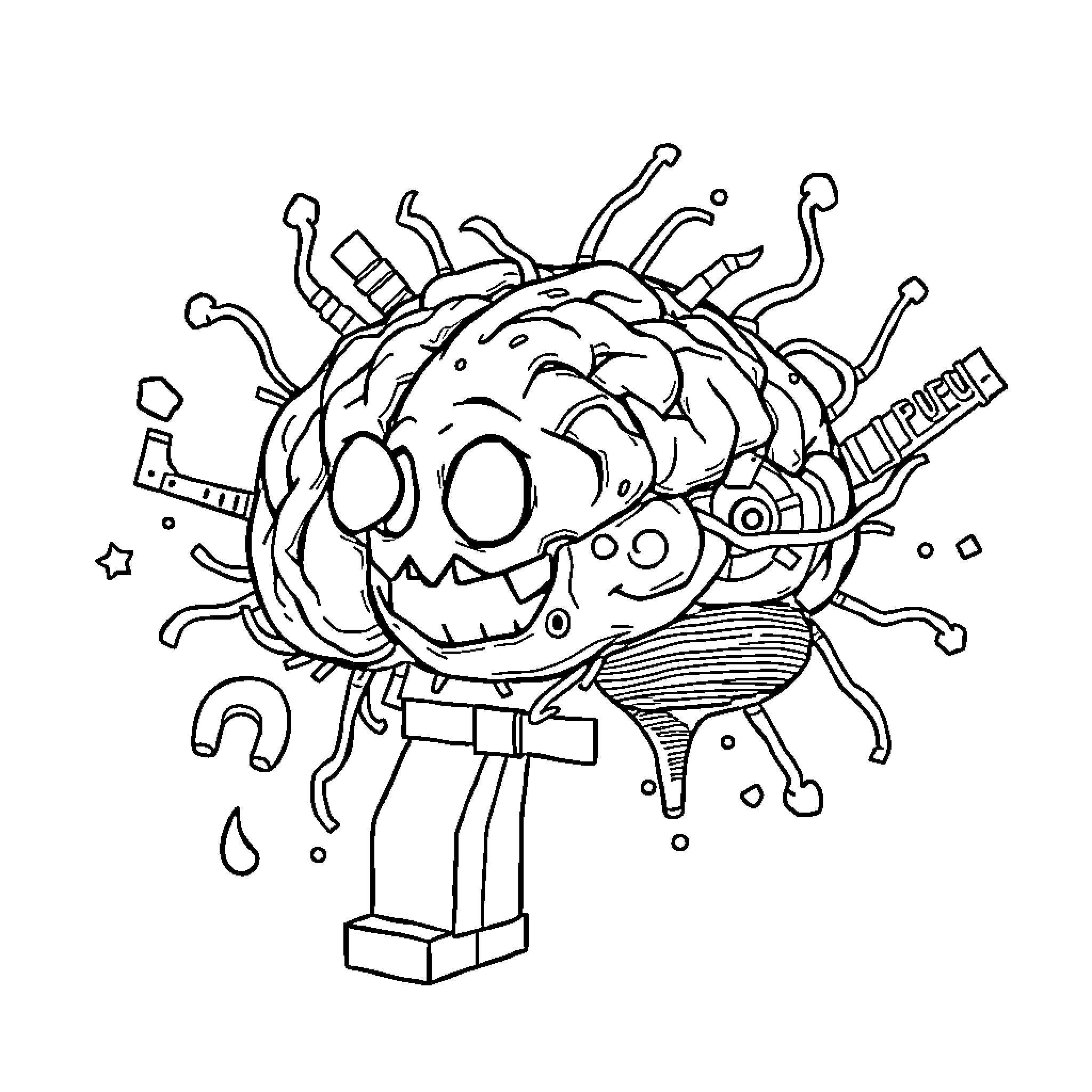 Best Brainrot Coloring Pages (Free Printable PDF)
