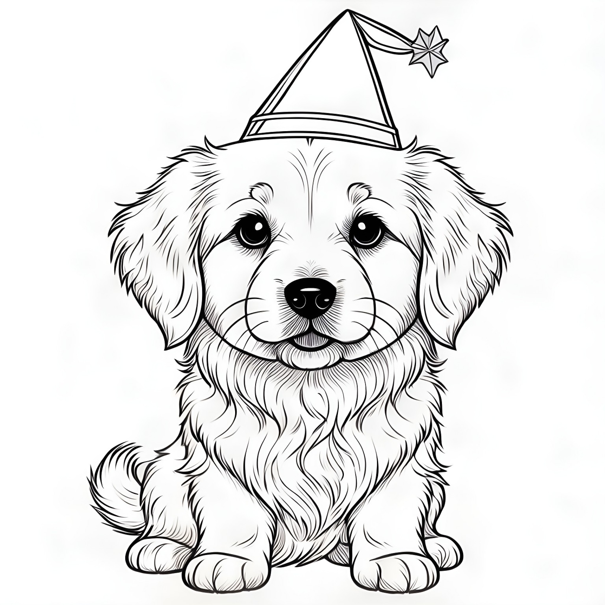 Best Golden Retriever Coloring Pages (Free Printable PDF)