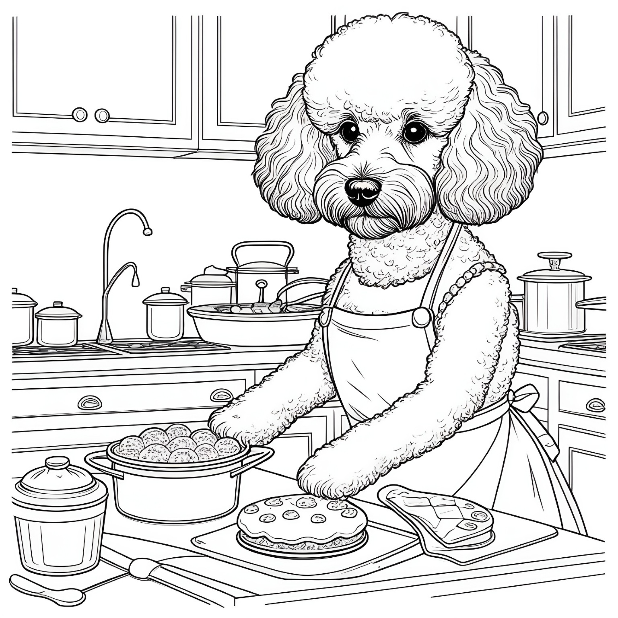 Best Poodle Coloring Pages (Free Printable PDF)