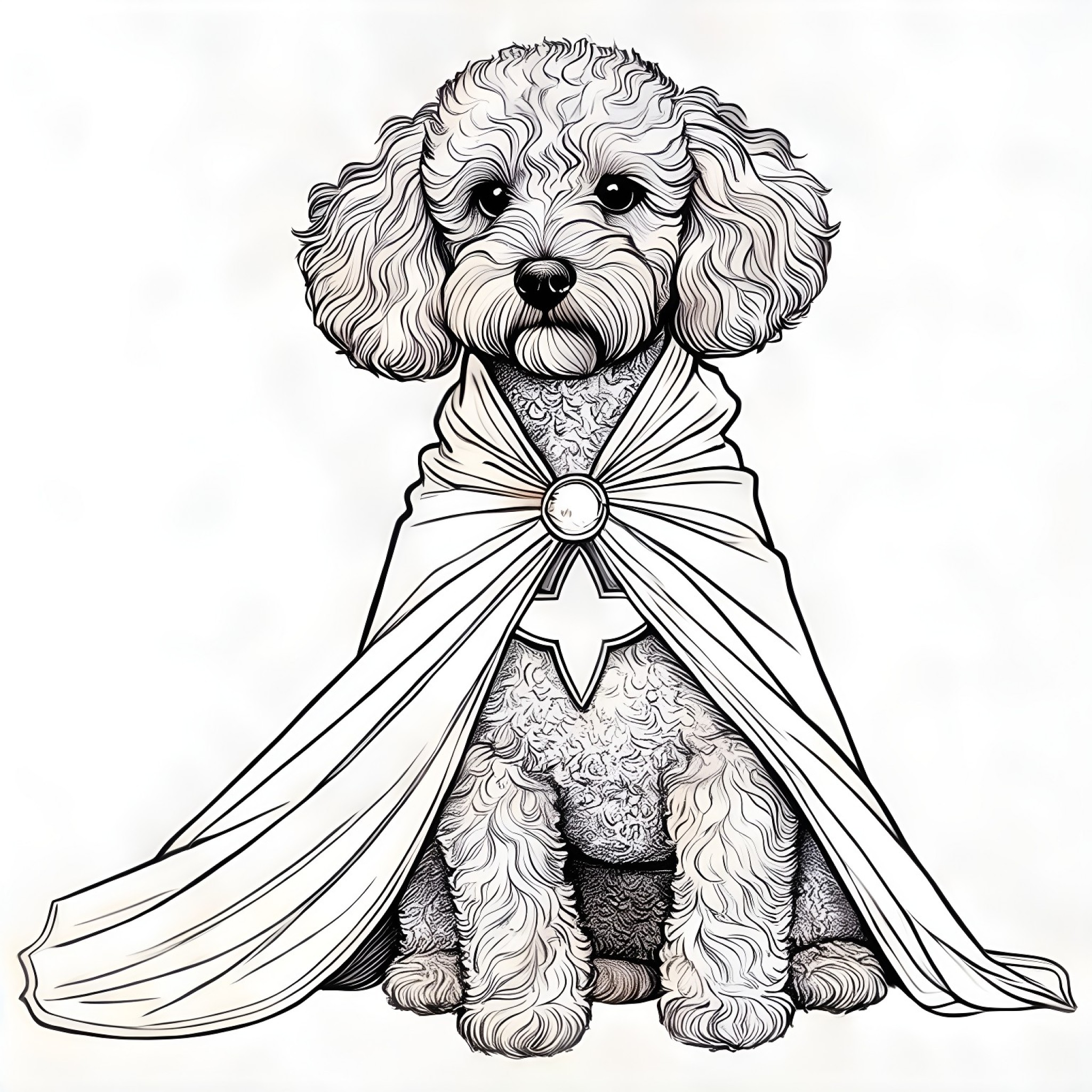 Best Poodle Coloring Pages (Free Printable PDF)