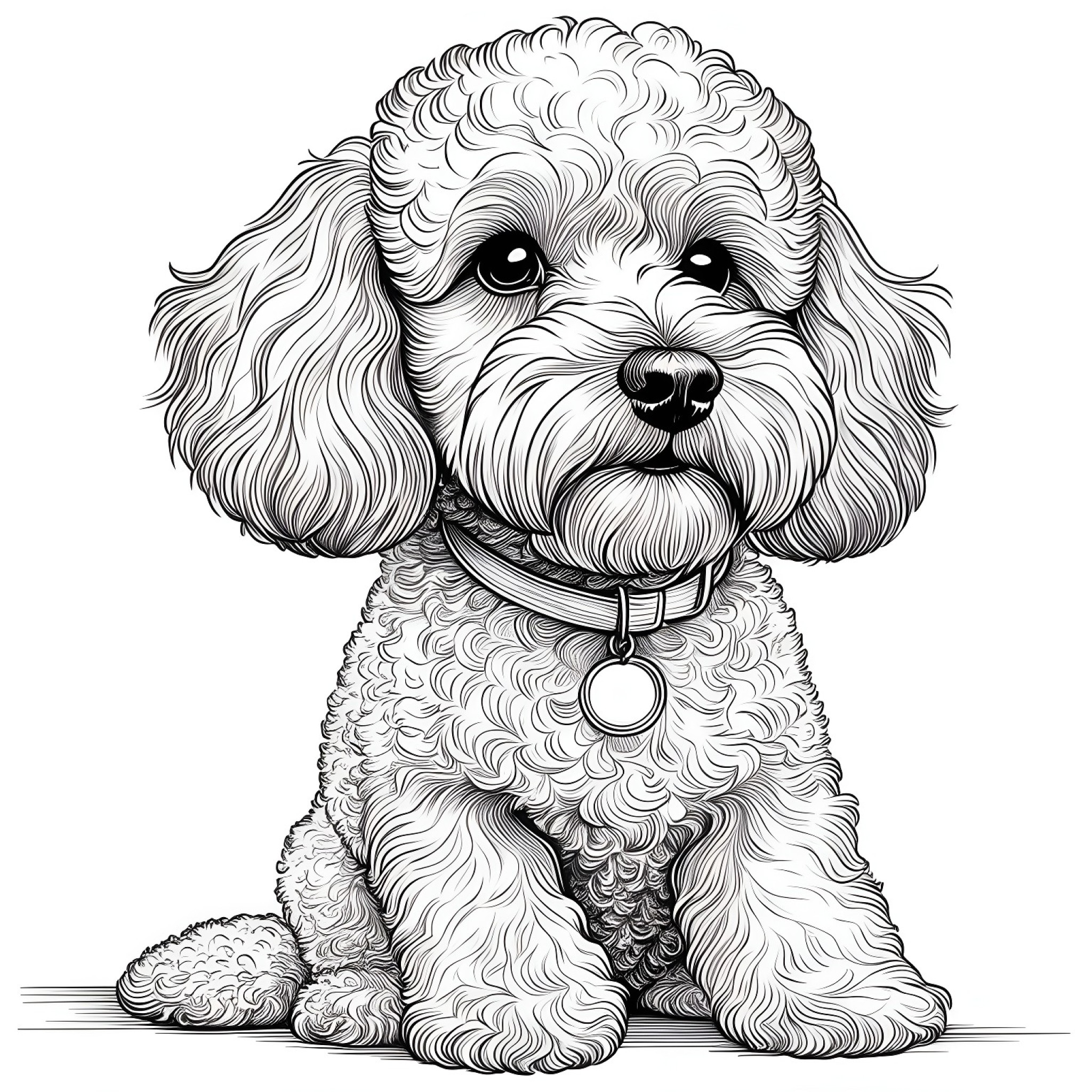 Best Poodle Coloring Pages (Free Printable PDF)