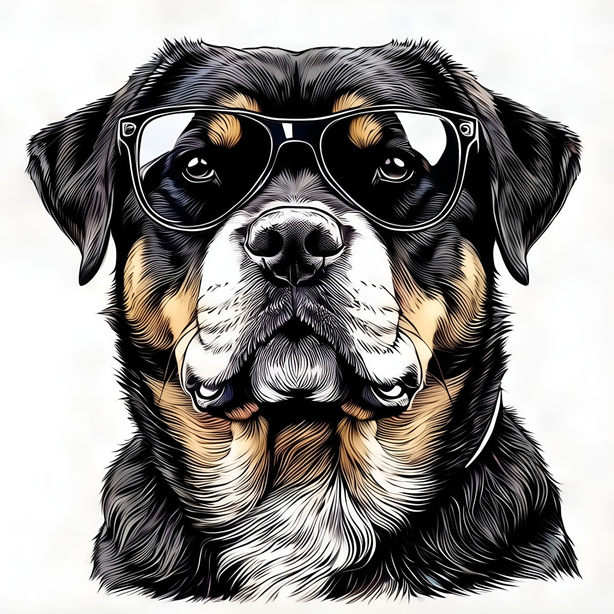 Best Rottweiler Coloring Pages (Free Printable PDF)