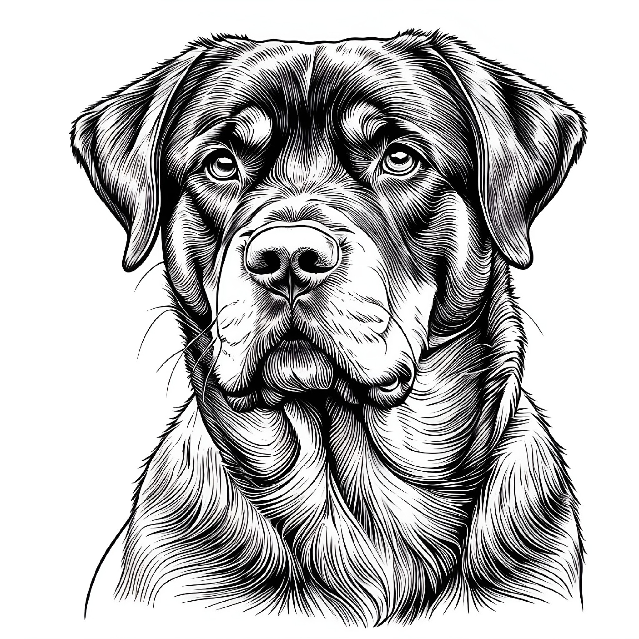 Best Rottweiler Coloring Pages (Free Printable PDF)