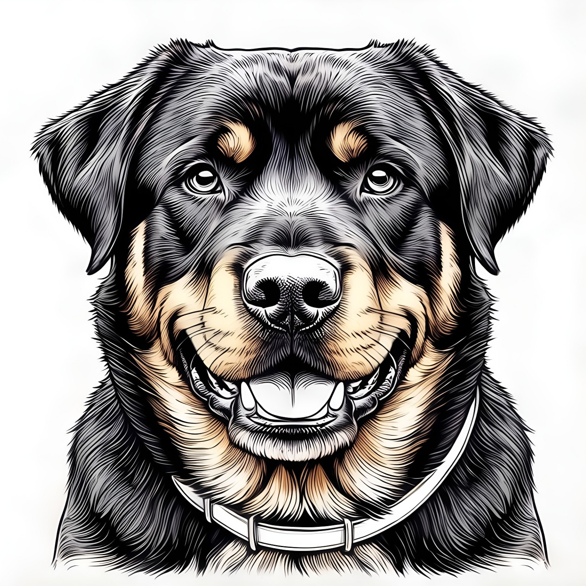 Best Rottweiler Coloring Pages (Free Printable PDF)