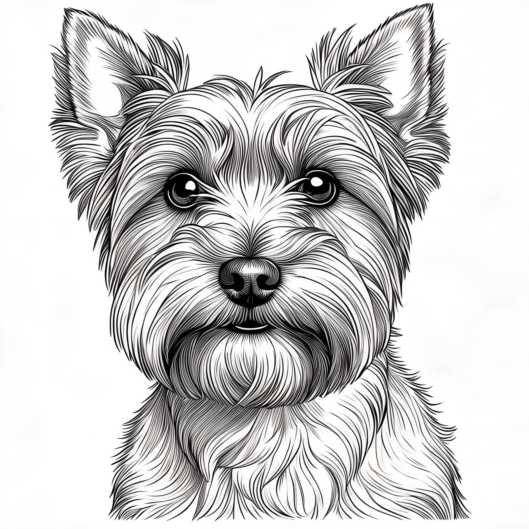 Best Yorkshire Terrier Coloring Pages (Free Printable PDF)
