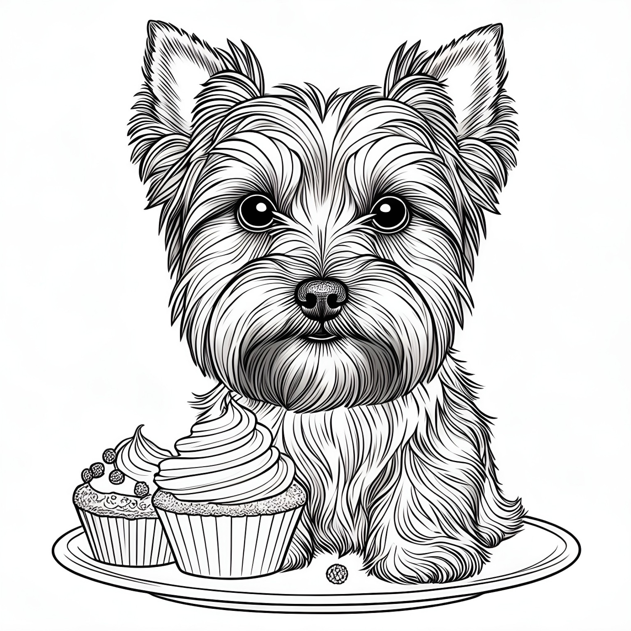 Best Yorkshire Terrier Coloring Pages (Free Printable PDF)