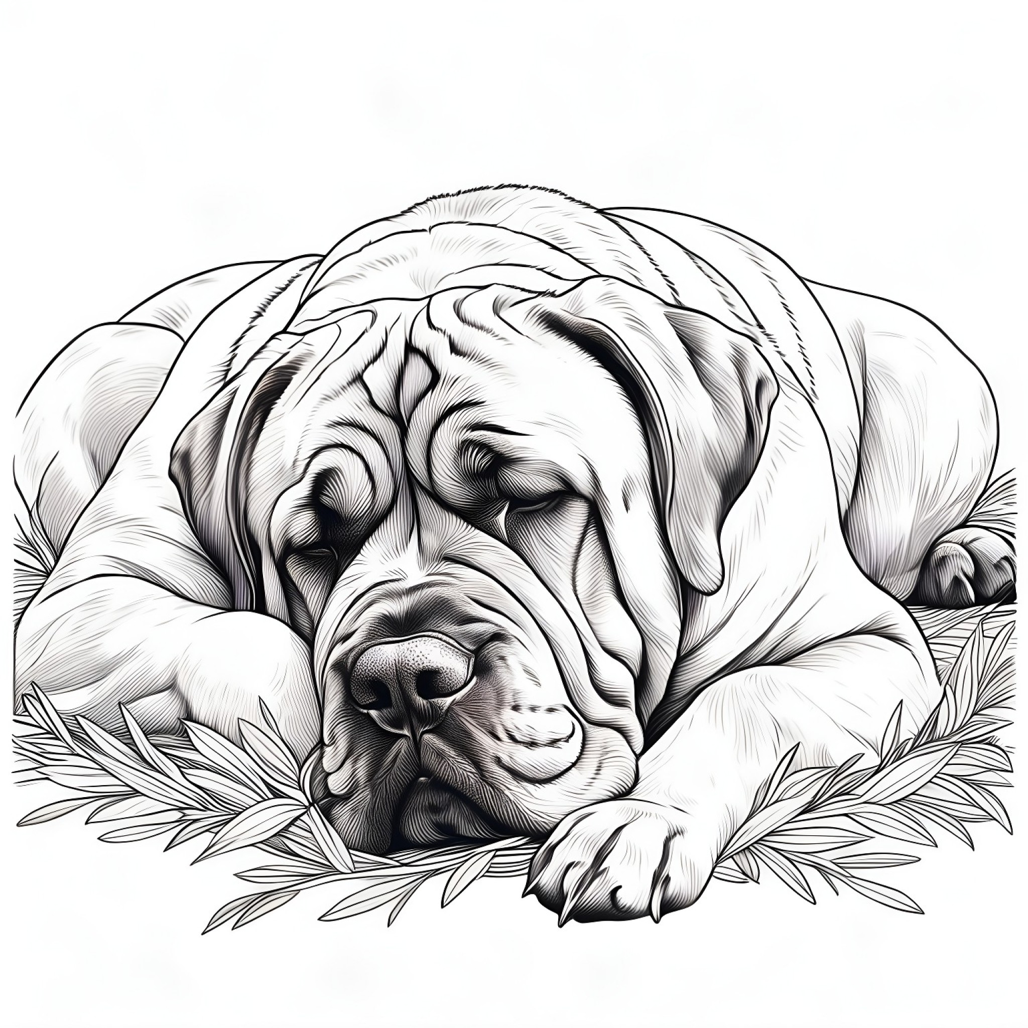 21 Best Mastiff Coloring Pages (Free Printable PDFs)