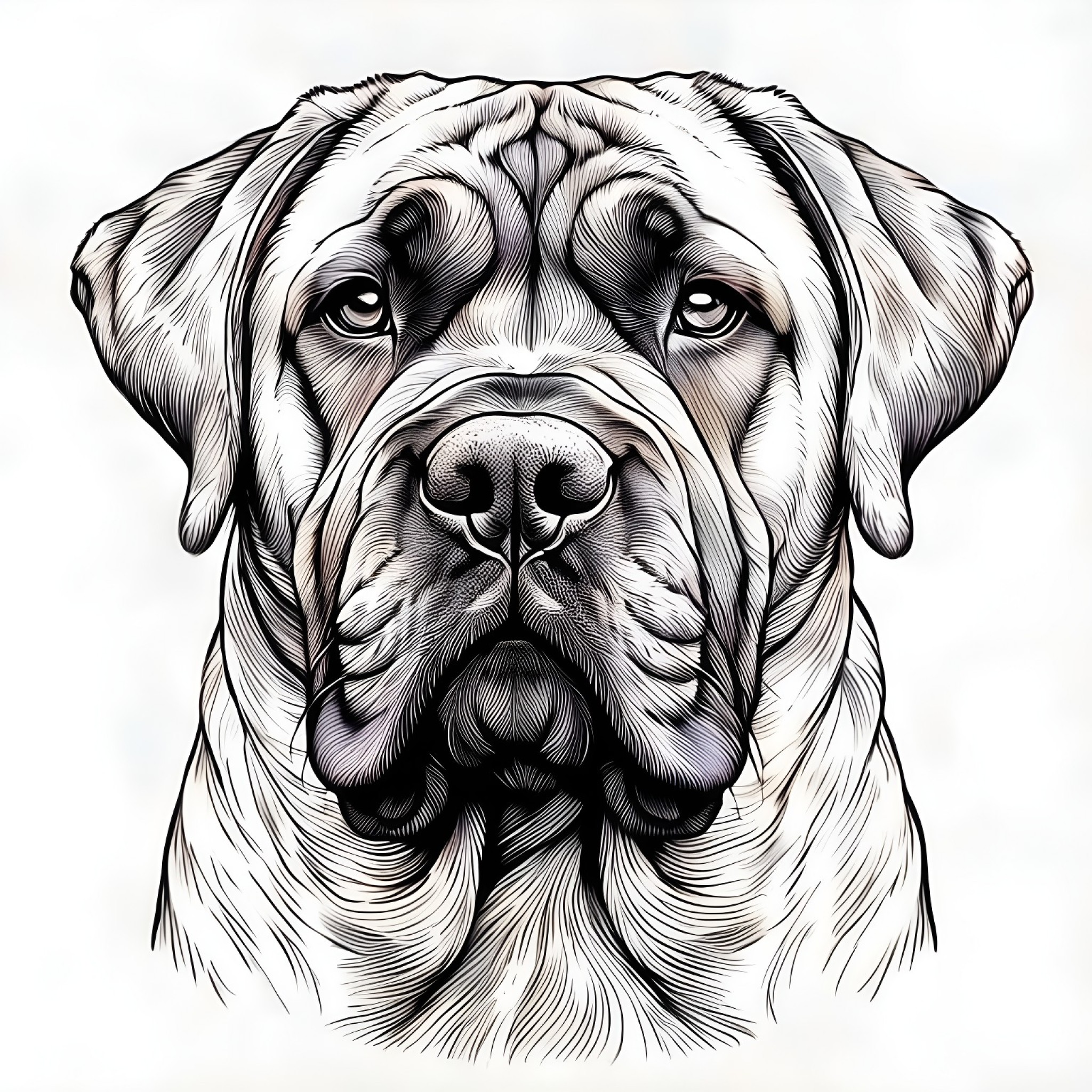 21 Best Mastiff Coloring Pages (Free Printable PDFs)