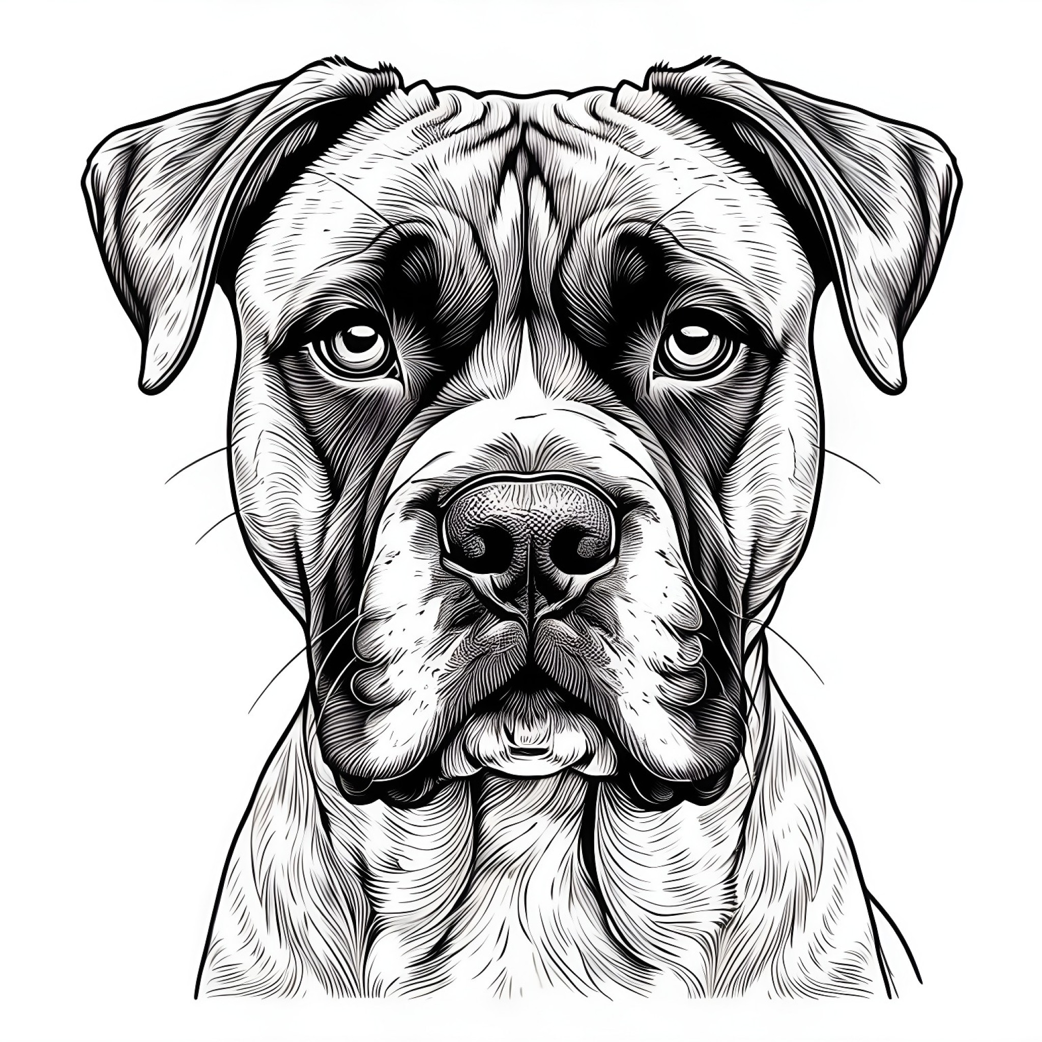 Best Boxer Dog Coloring Pages (Free Printable PDF)