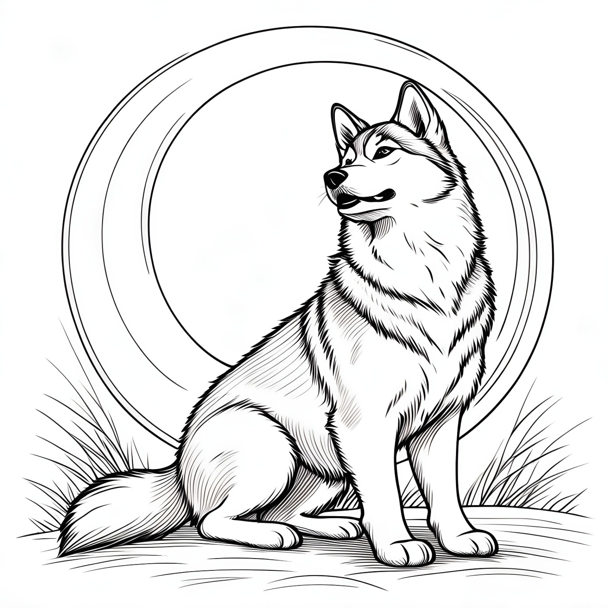Best Siberian Husky Coloring Pages (Free Printable PDF)