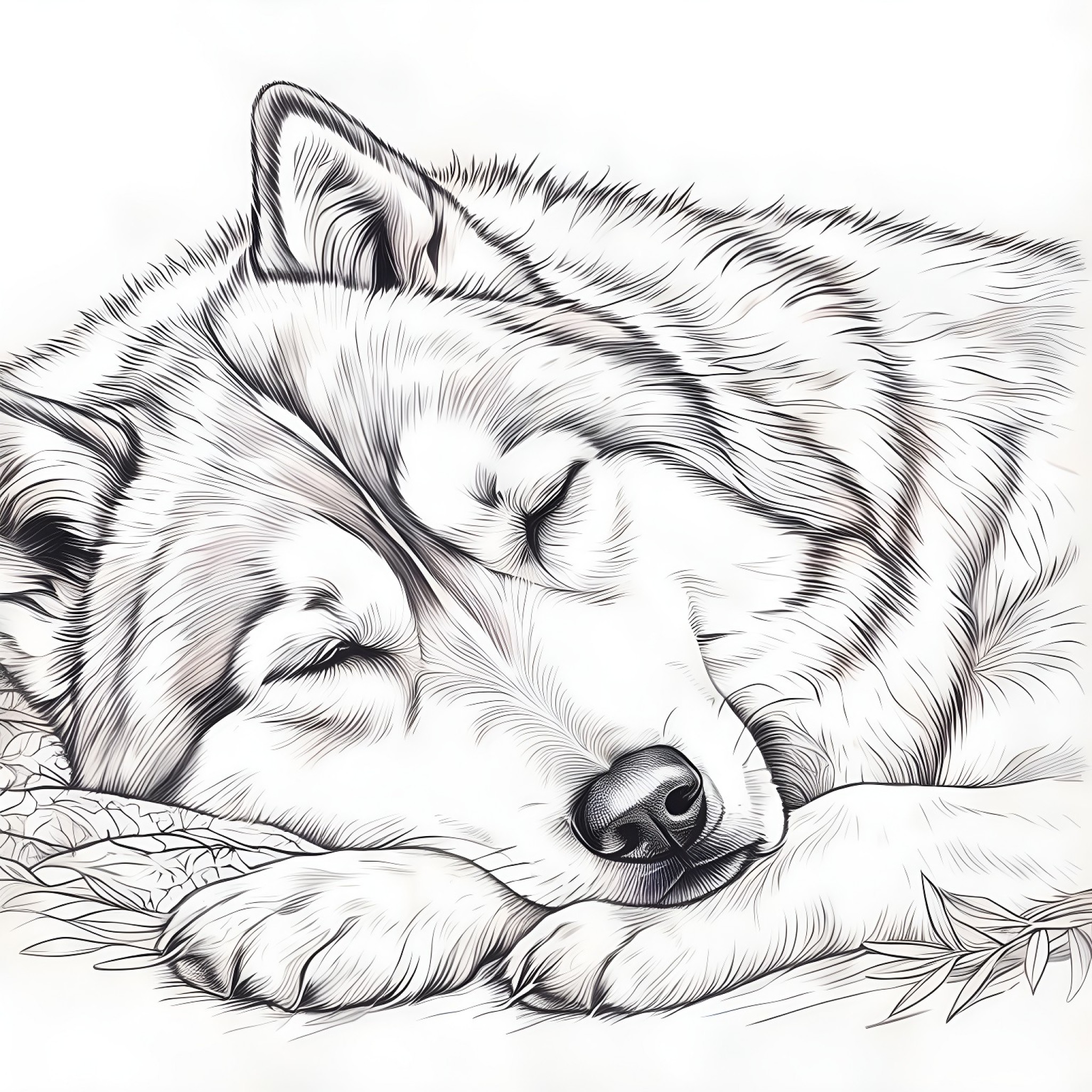 Best Siberian Husky Coloring Pages (Free Printable PDF)
