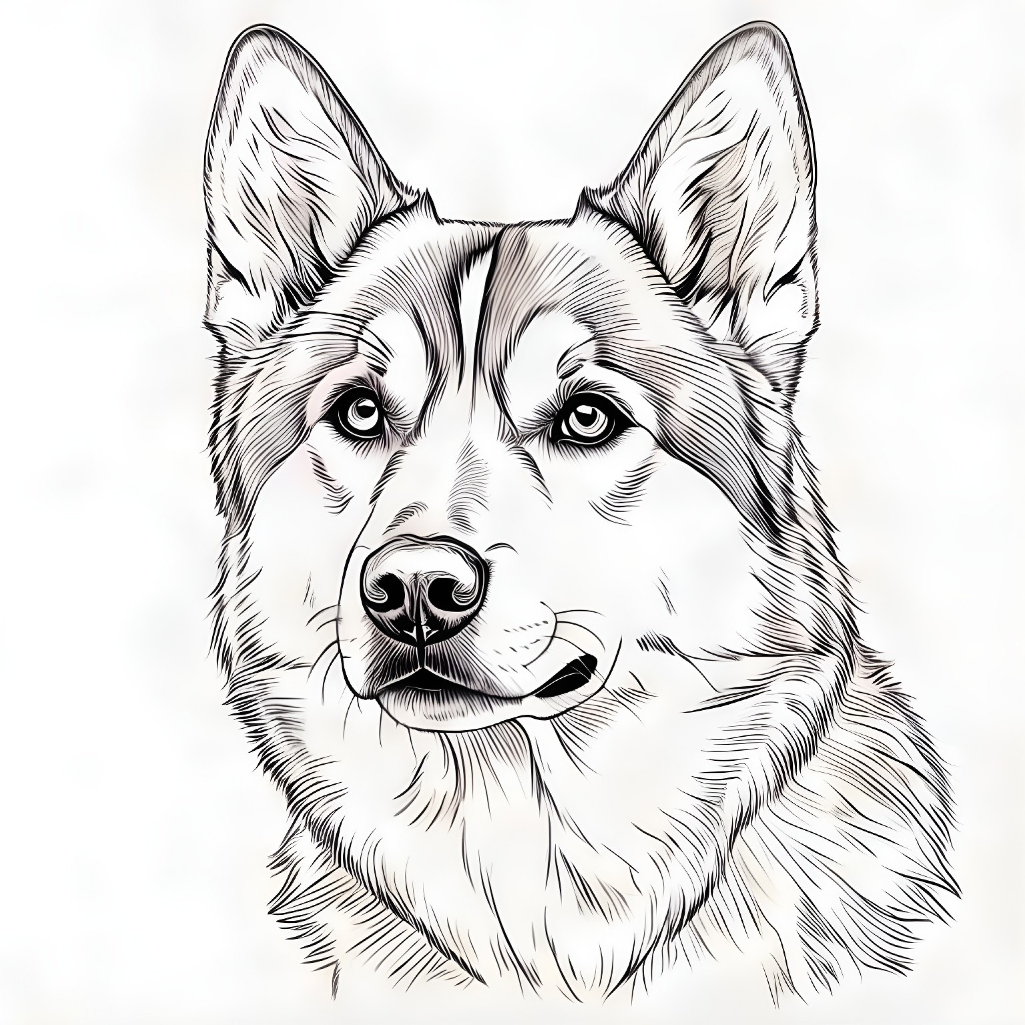Best Siberian Husky Coloring Pages (Free Printable PDF)
