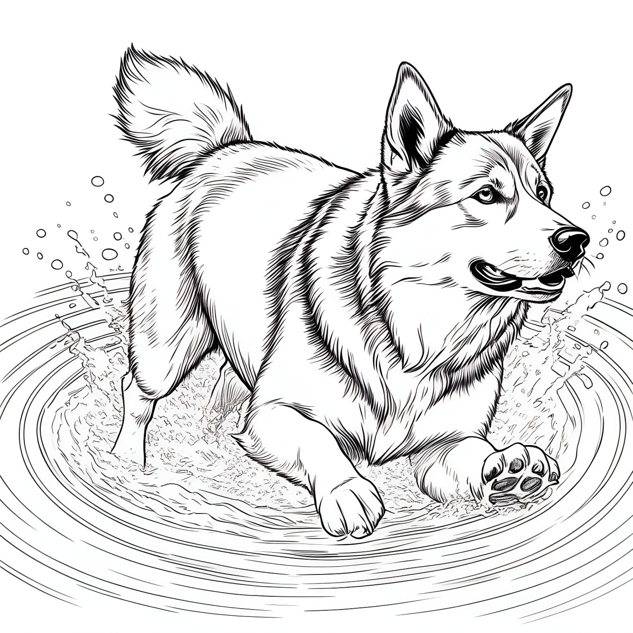 Best Siberian Husky Coloring Pages (Free Printable PDF)