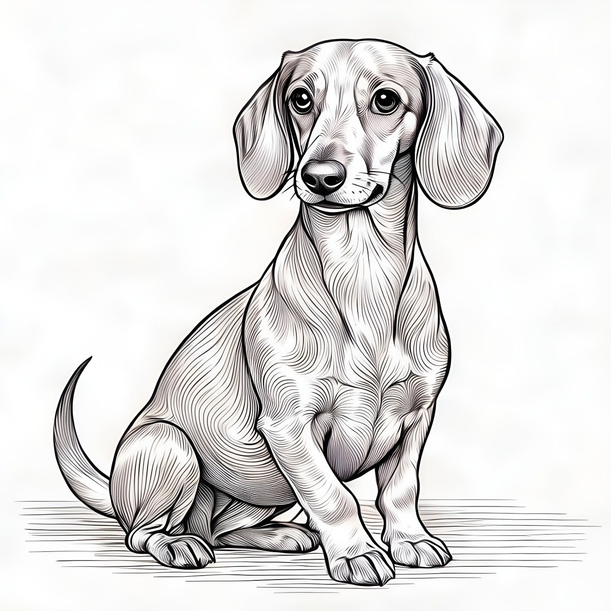 Best Dachshund Coloring Pages (Free Printable PDF)