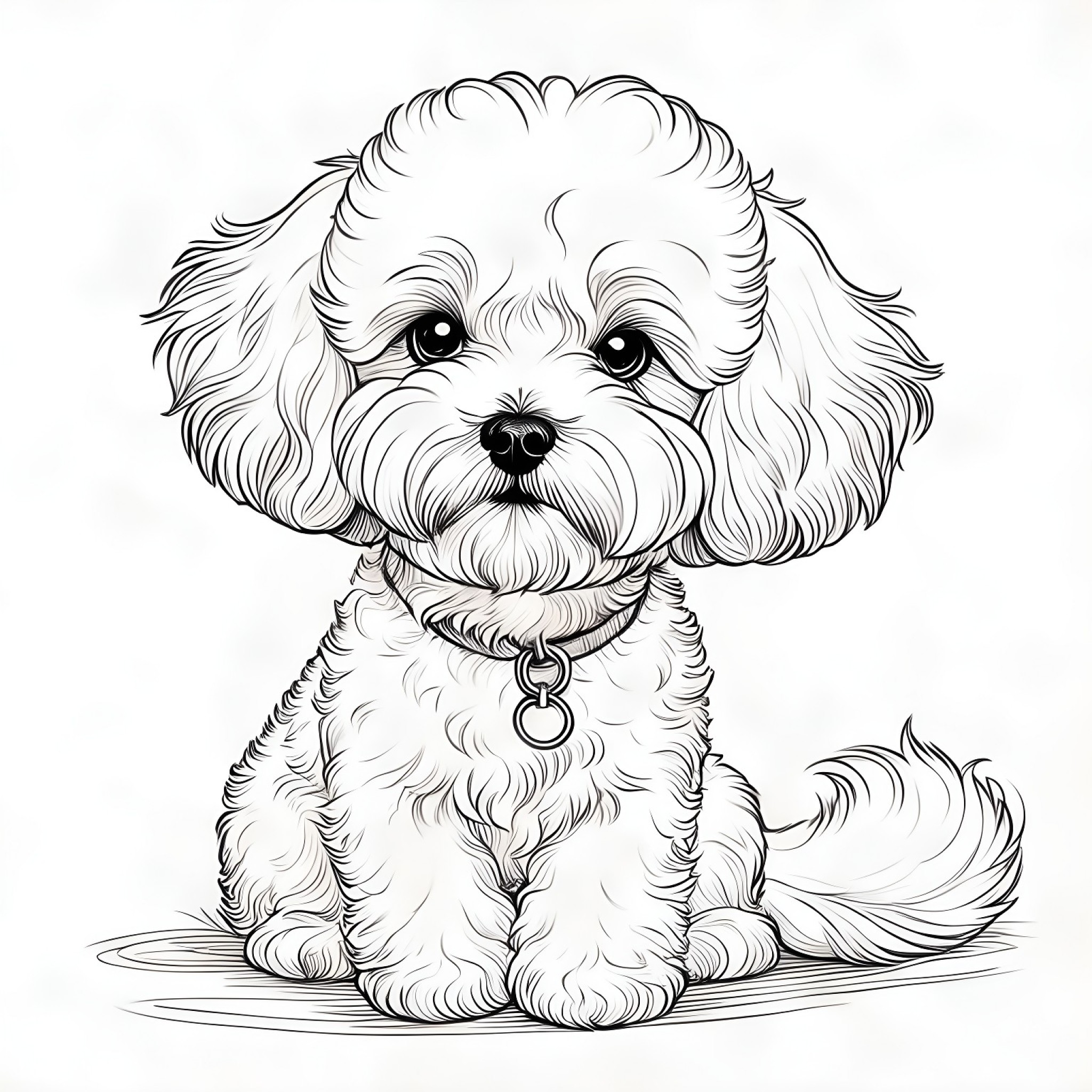 19 Best Bichon Frisé Coloring Pages (Free Printable PDFs)