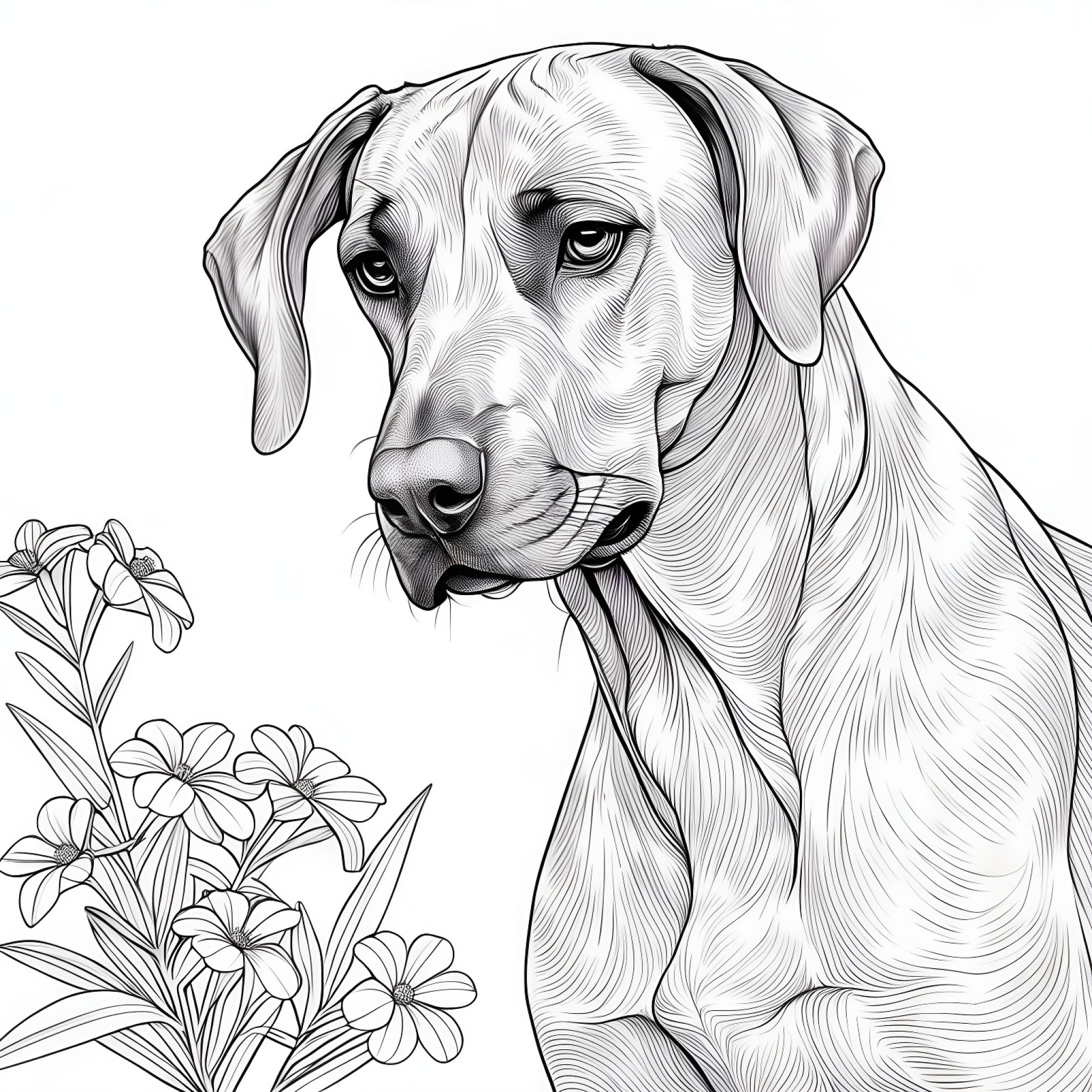 17 Best Rhodesian Ridgeback Coloring Pages (Free Printable PDFs)