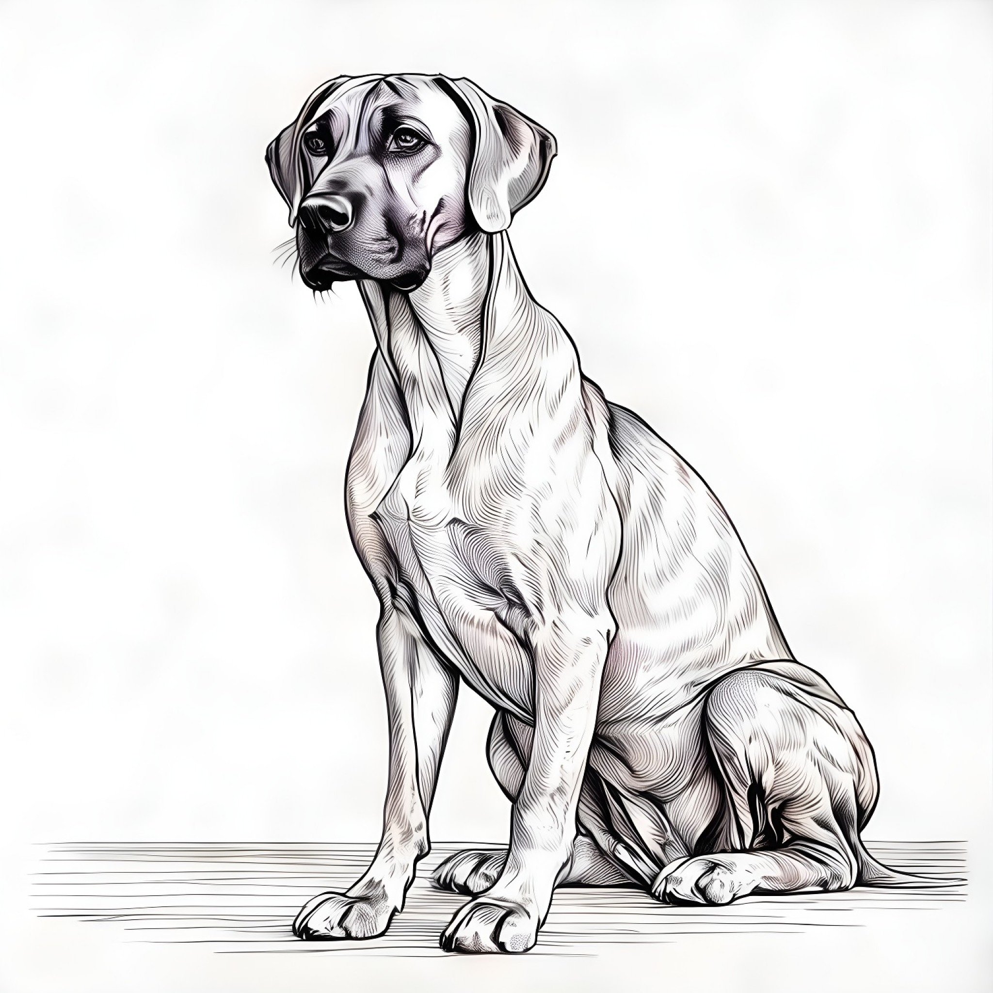 17 Best Rhodesian Ridgeback Coloring Pages (Free Printable PDFs)