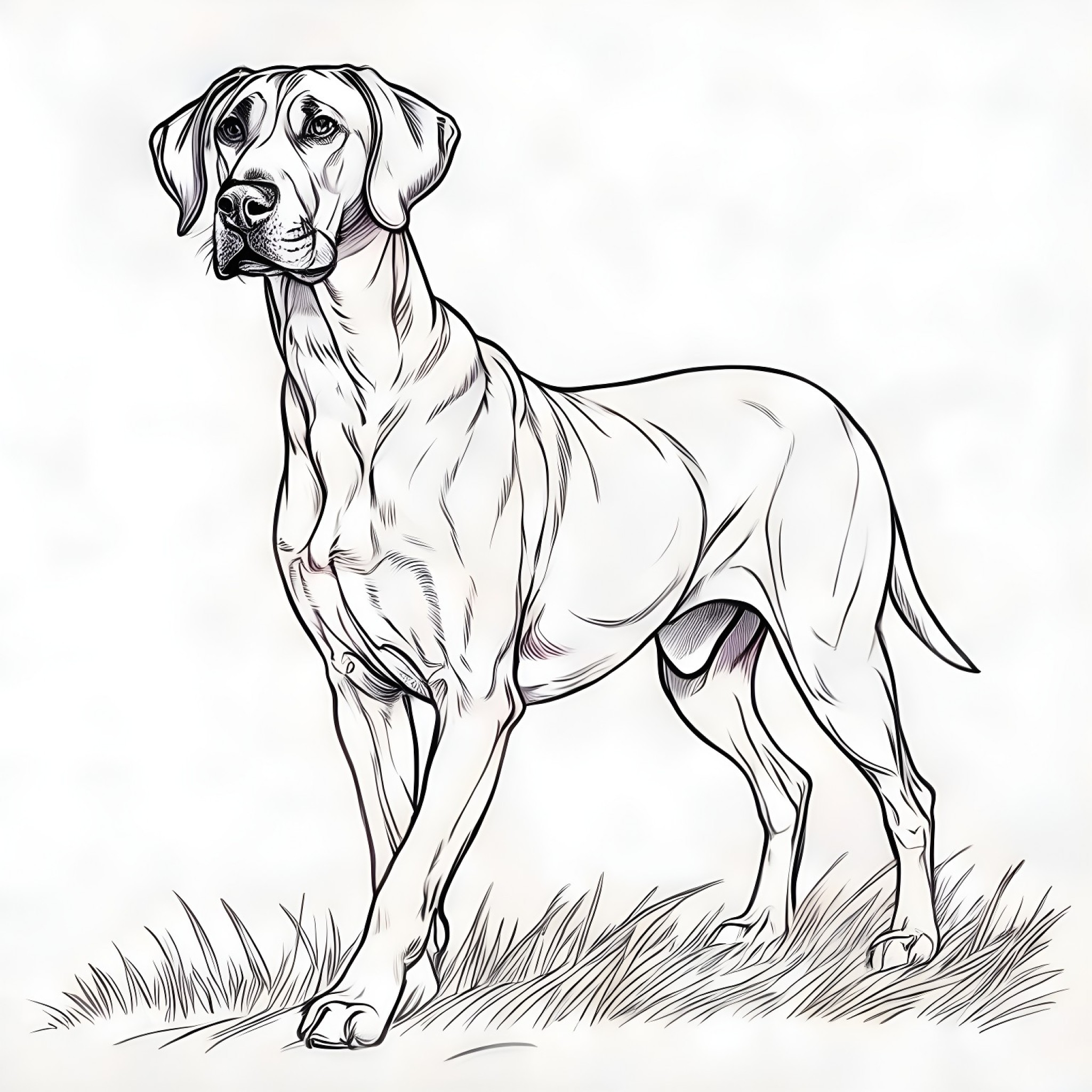 17 Best Rhodesian Ridgeback Coloring Pages (Free Printable PDFs)