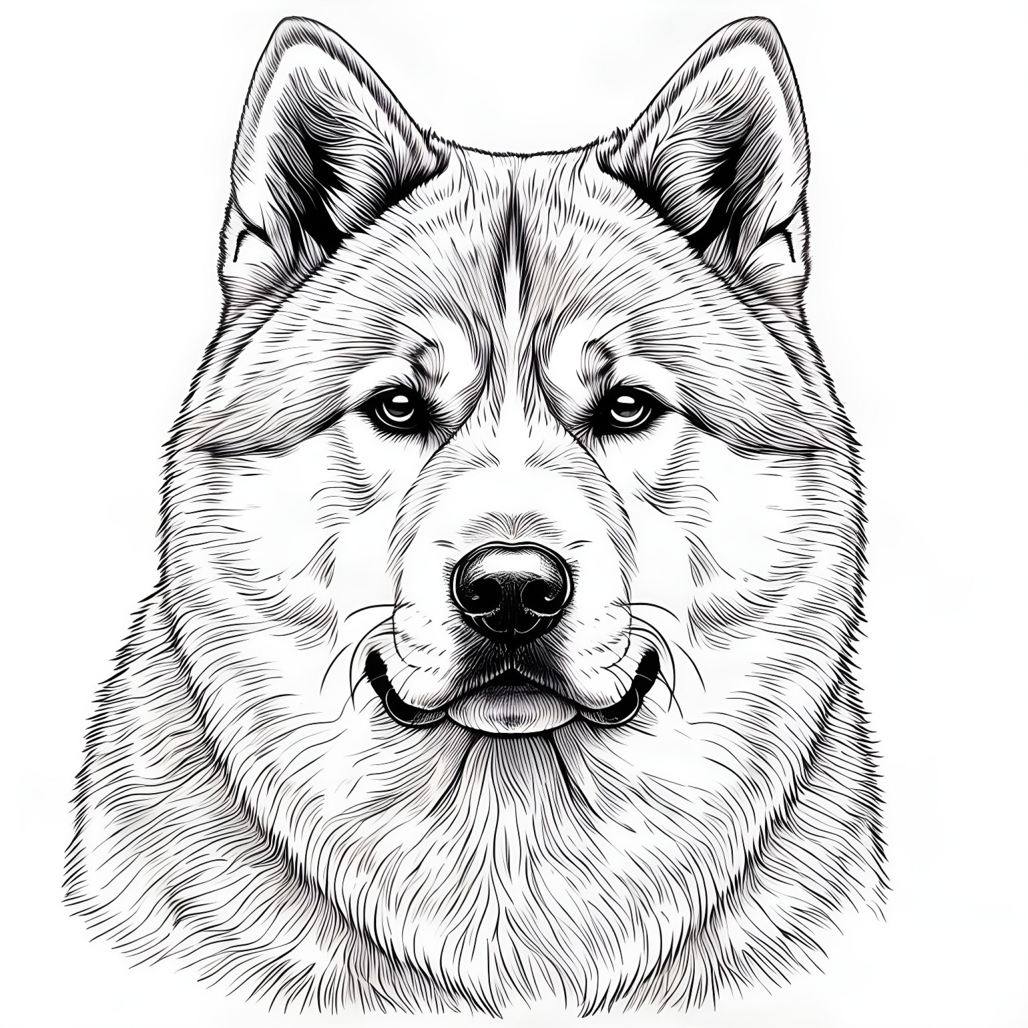 Best Akita Coloring Pages (Free Printable PDF)