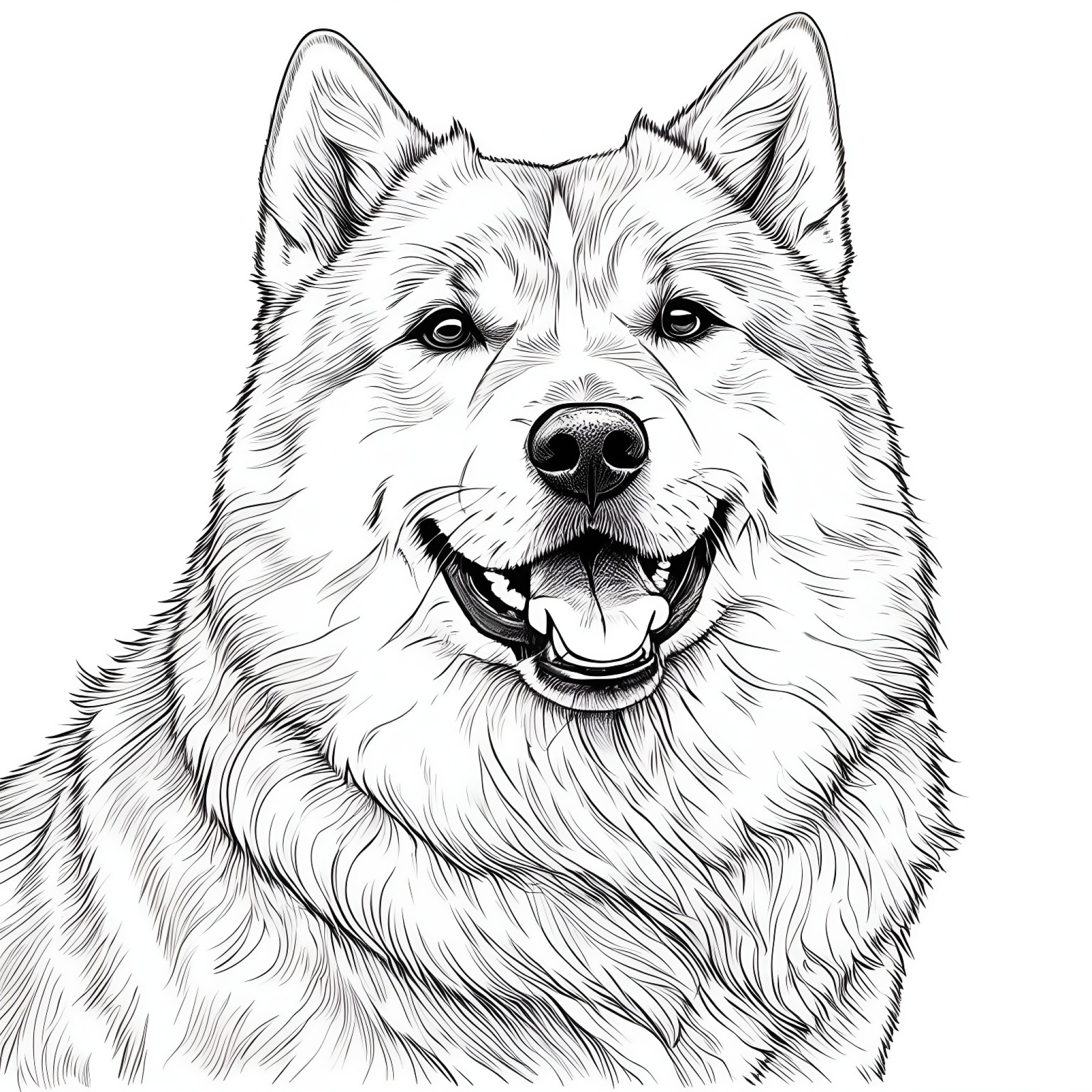 Best Akita Coloring Pages (Free Printable PDF)