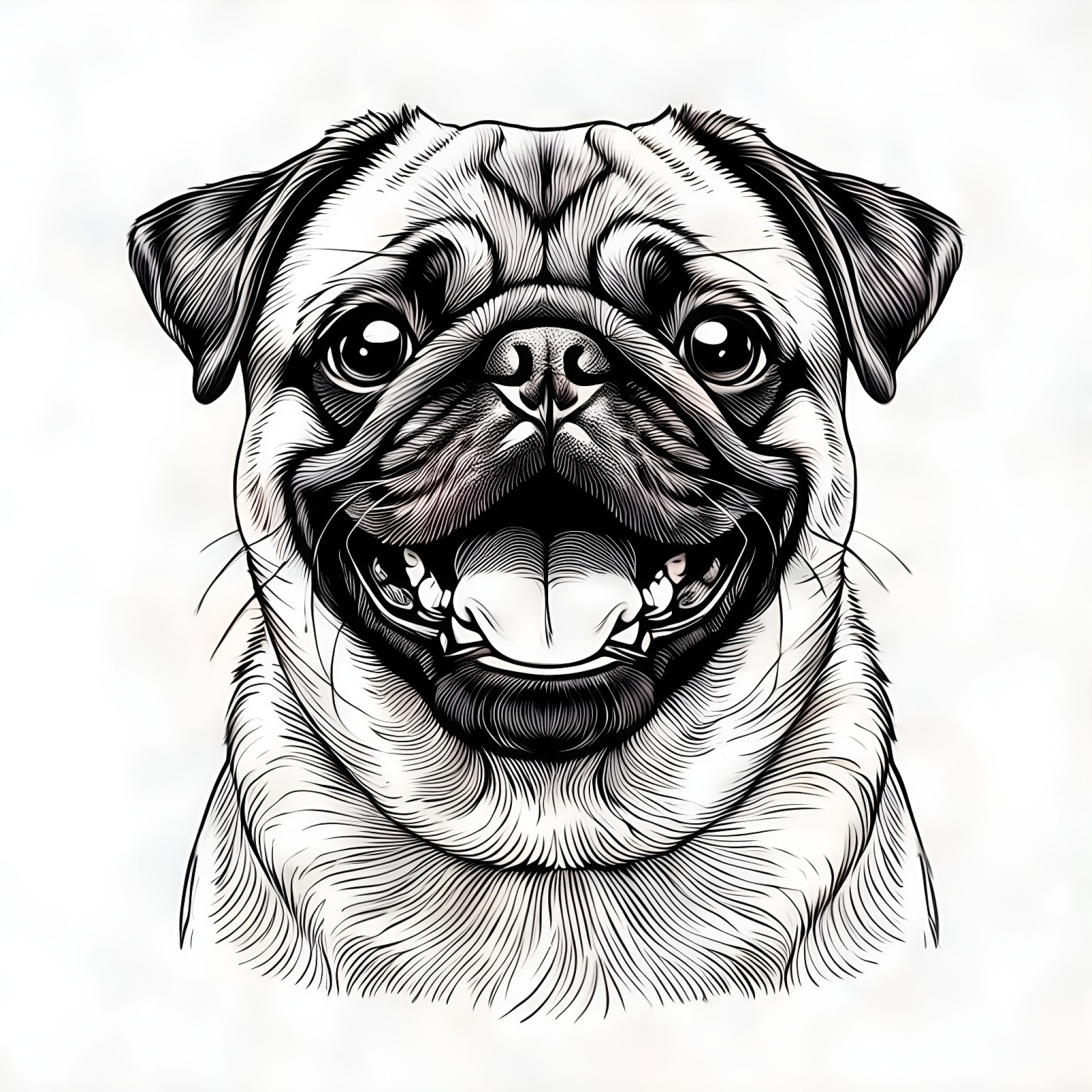 Best Pug Coloring Pages (Free Printable PDF)
