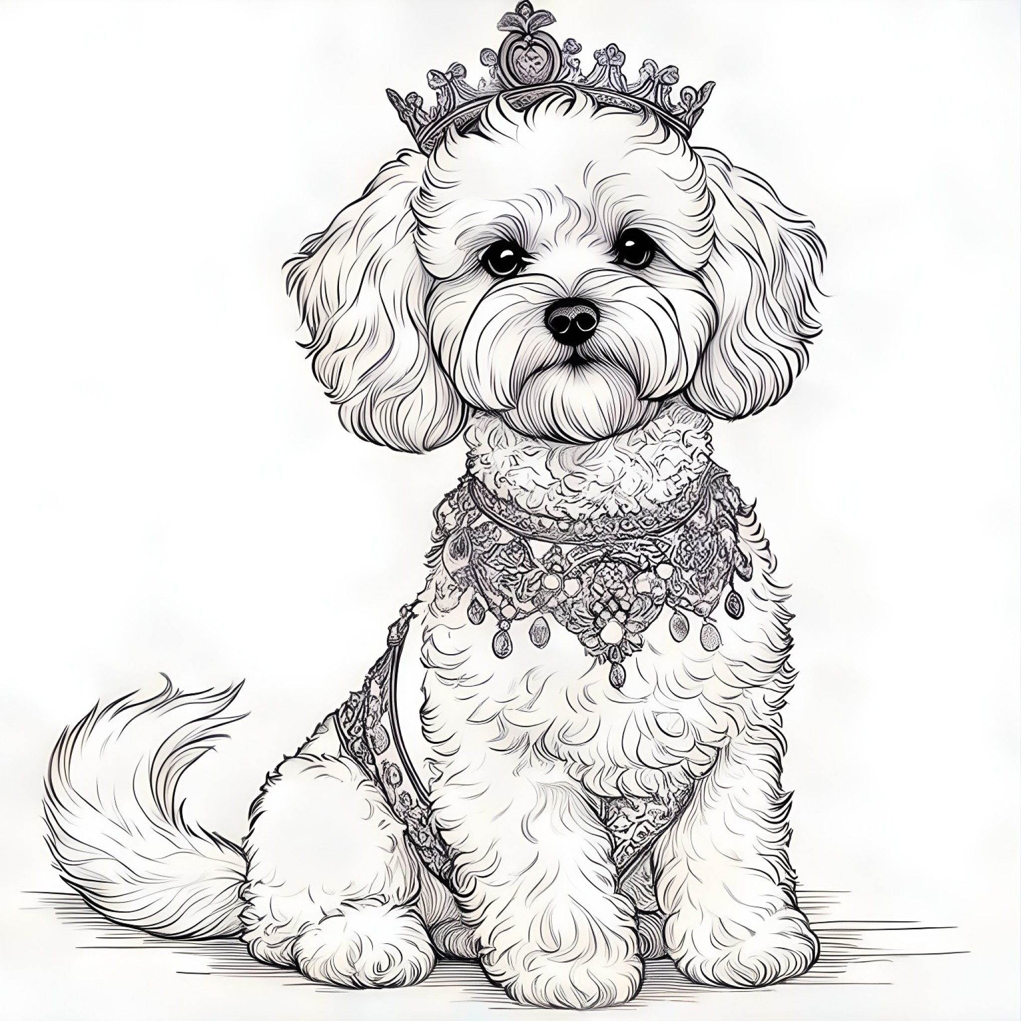 19 Best Bichon Frisé Coloring Pages (Free Printable PDFs)