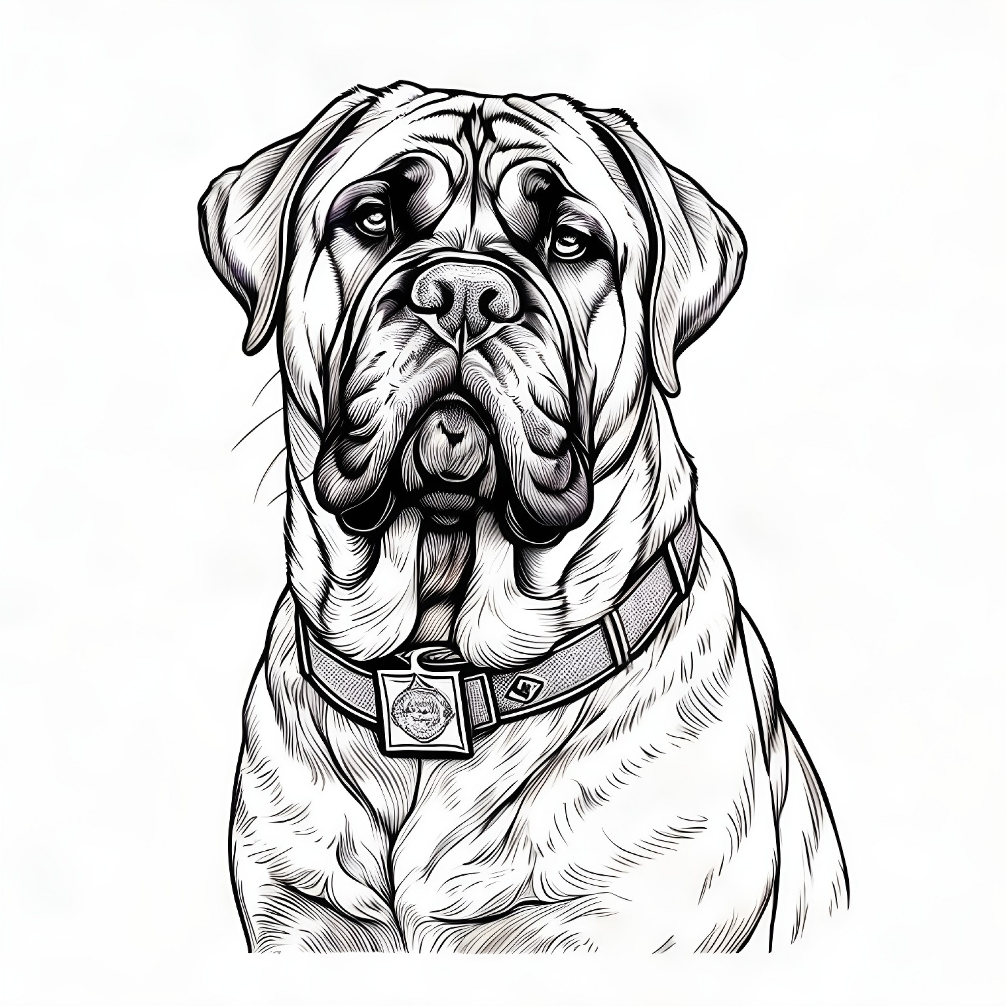 21 Best Mastiff Coloring Pages (Free Printable PDFs)