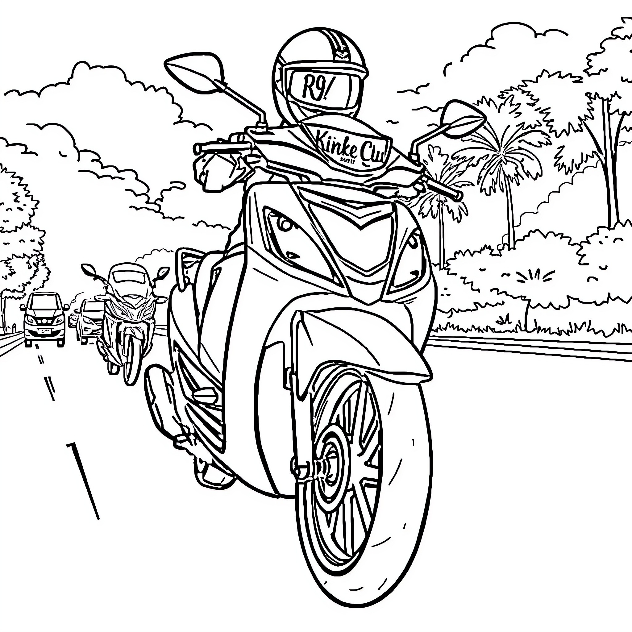 Best Motor Coloring Pages (Free Printable PDF)