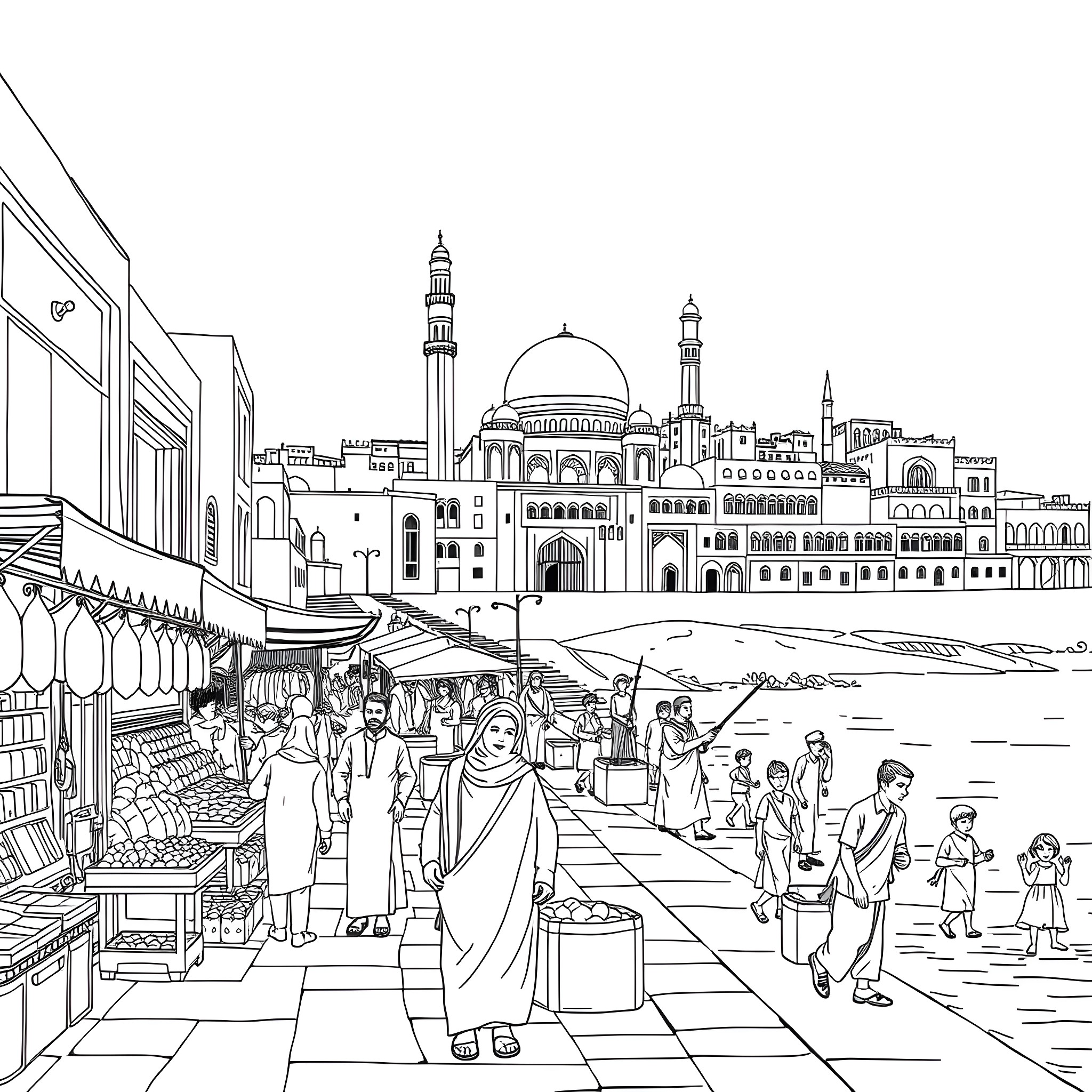 5 Best Baghdad Coloring Pages (Free Printable PDFs)