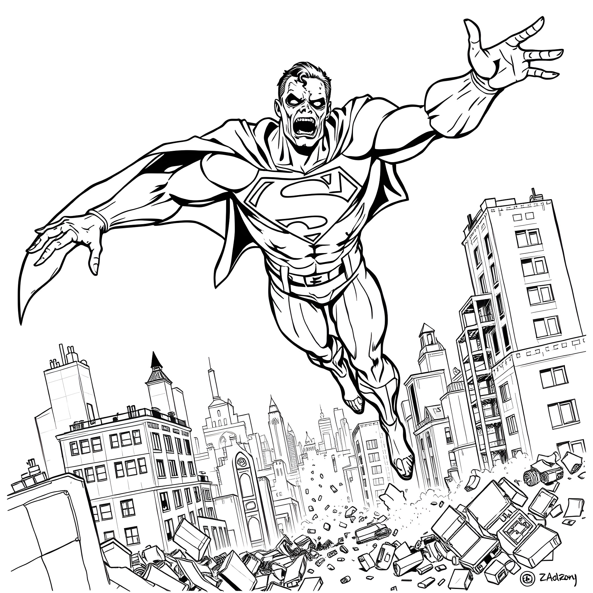 Best Zombie Coloring Pages (Free Printable PDF)