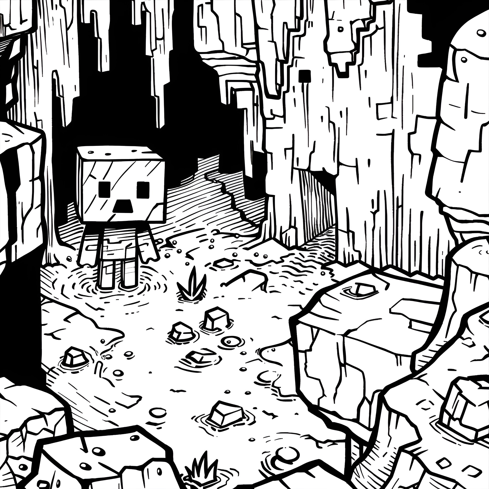 Best Minecraft Coloring Pages (Free Printable PDF)