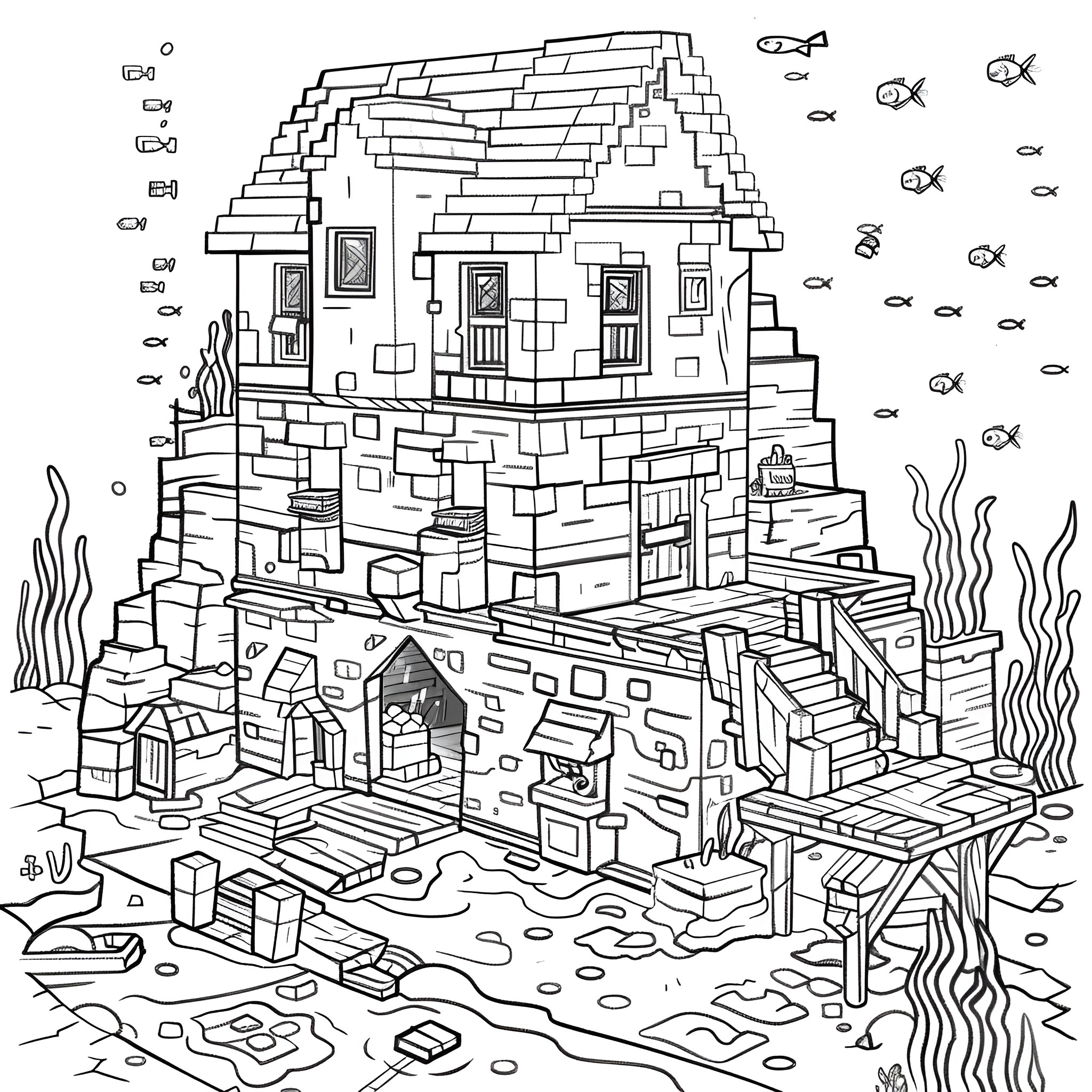Best Minecraft Coloring Pages (Free Printable PDF)