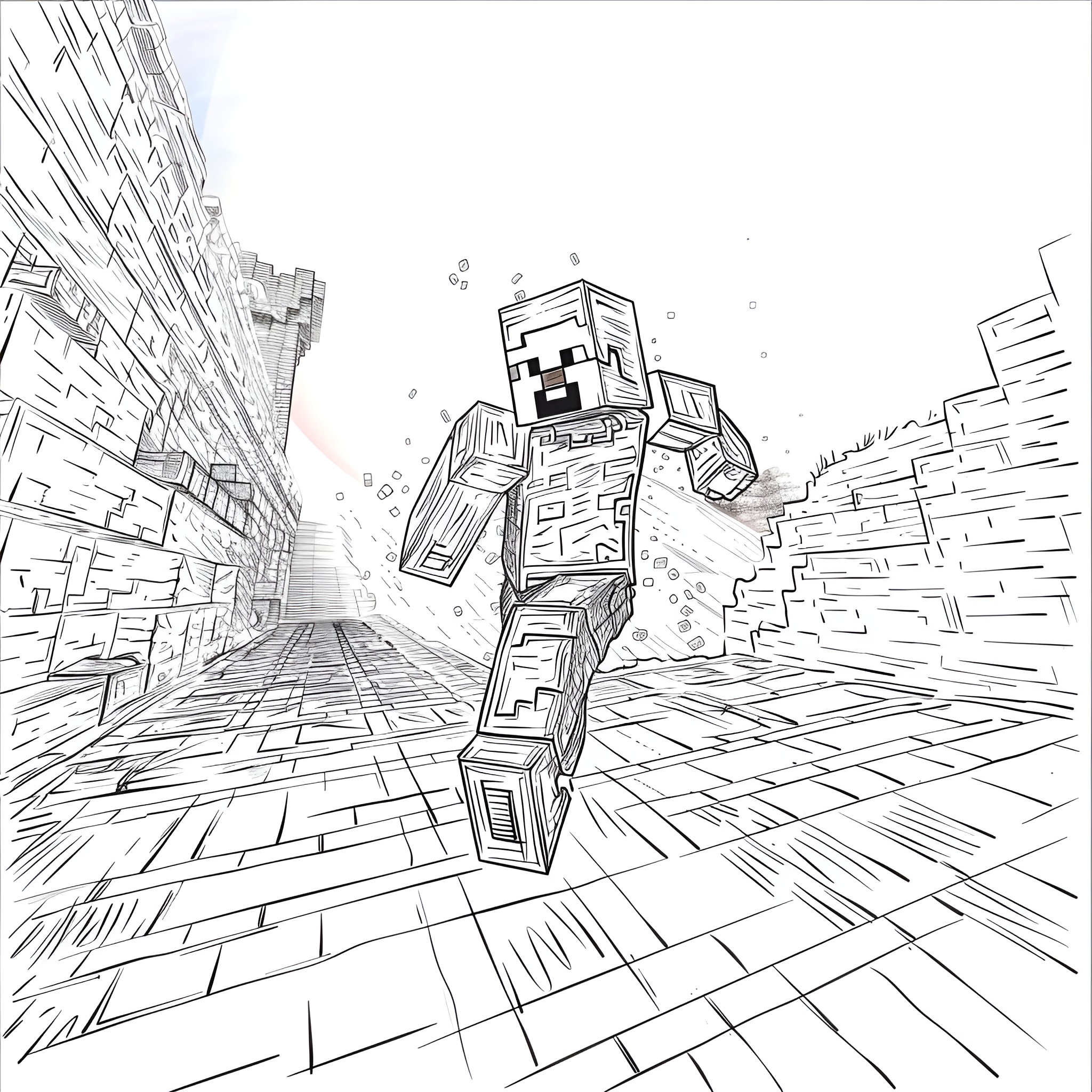 Best Minecraft Coloring Pages (Free Printable PDF)