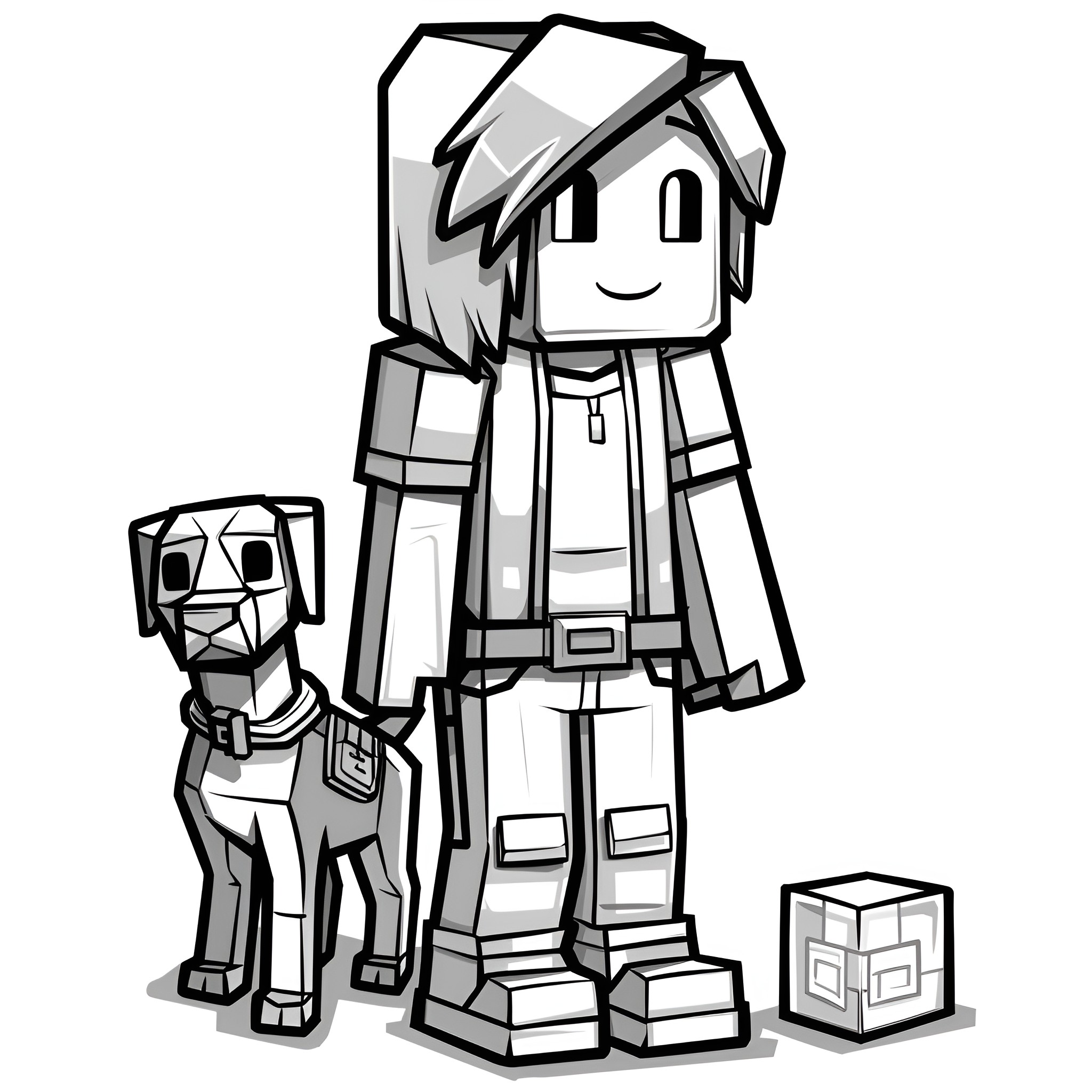 Best Minecraft Coloring Pages (Free Printable PDF)