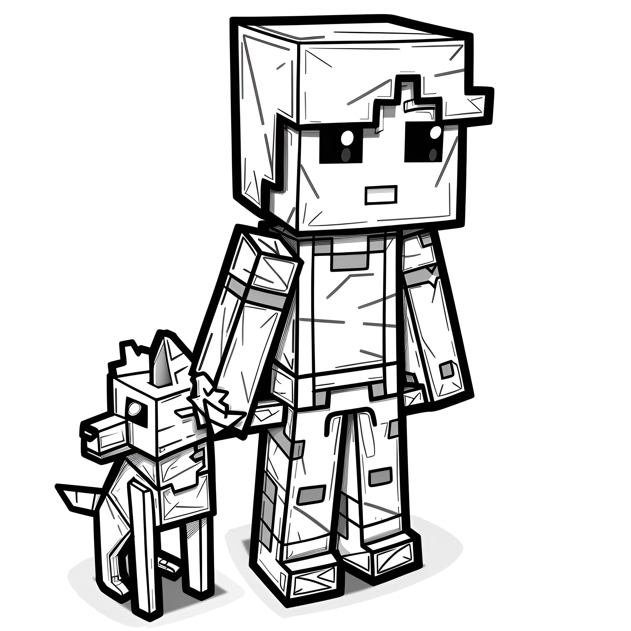 Best Minecraft Coloring Pages (Free Printable PDF)
