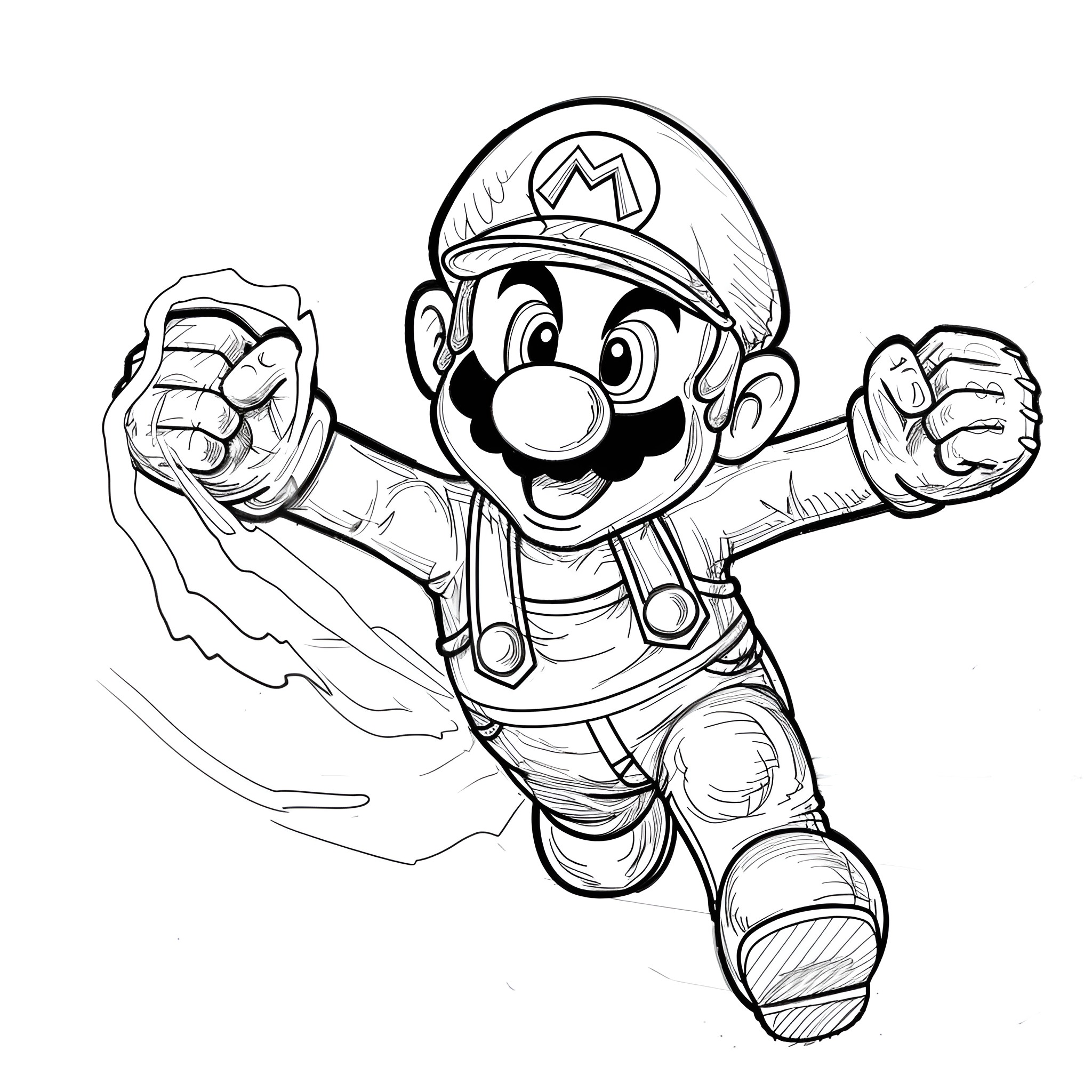 Best Mario Coloring Pages (Free Printable PDF)