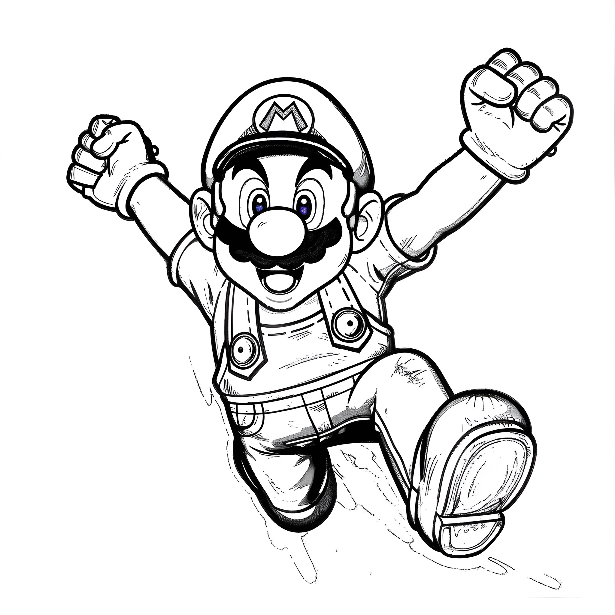 Best Mario Coloring Pages (Free Printable PDF)