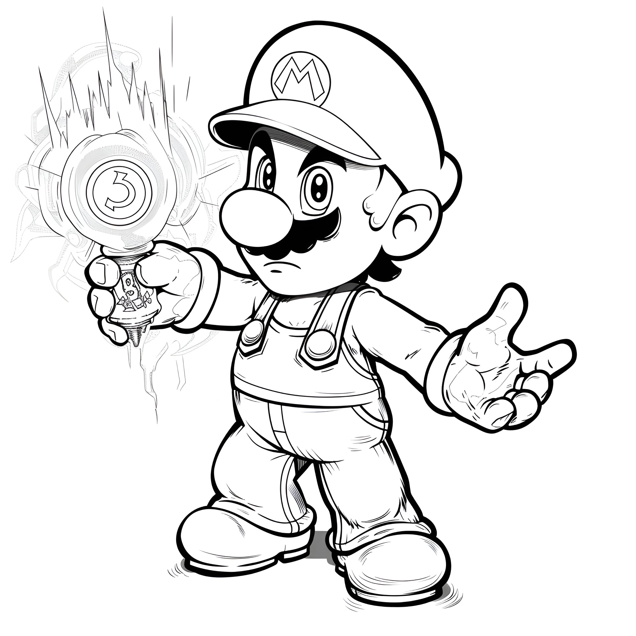 Best Mario Coloring Pages (Free Printable PDF)