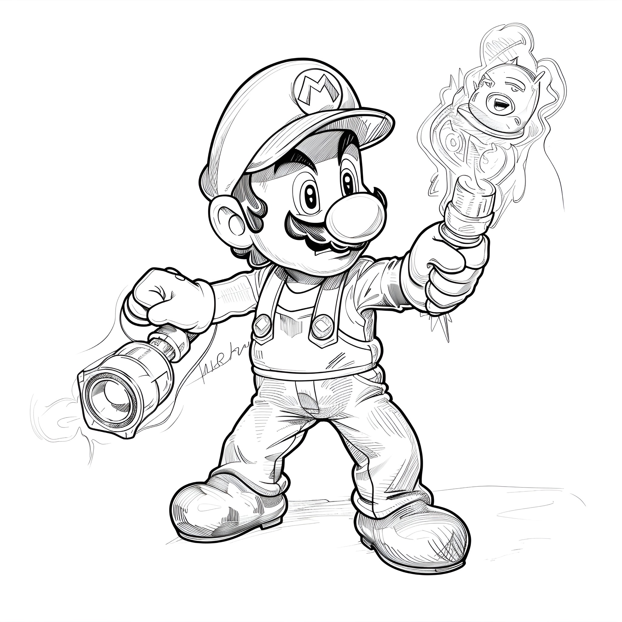 Best Mario Coloring Pages (Free Printable PDF)