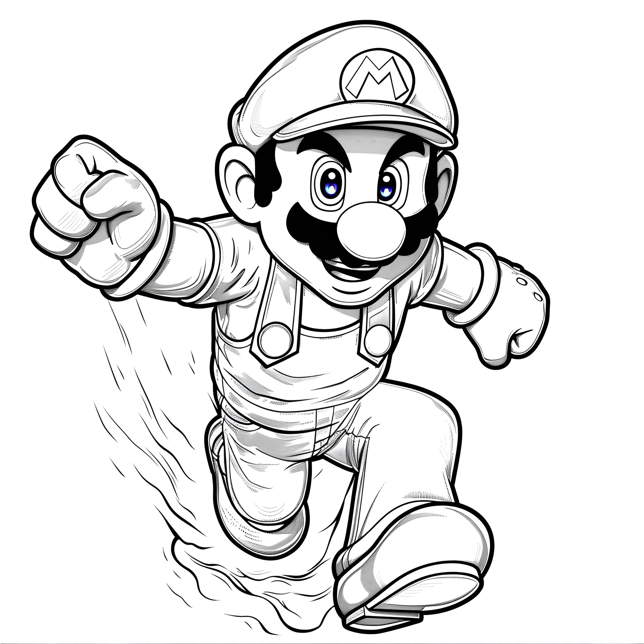Best Mario Coloring Pages (Free Printable PDF)