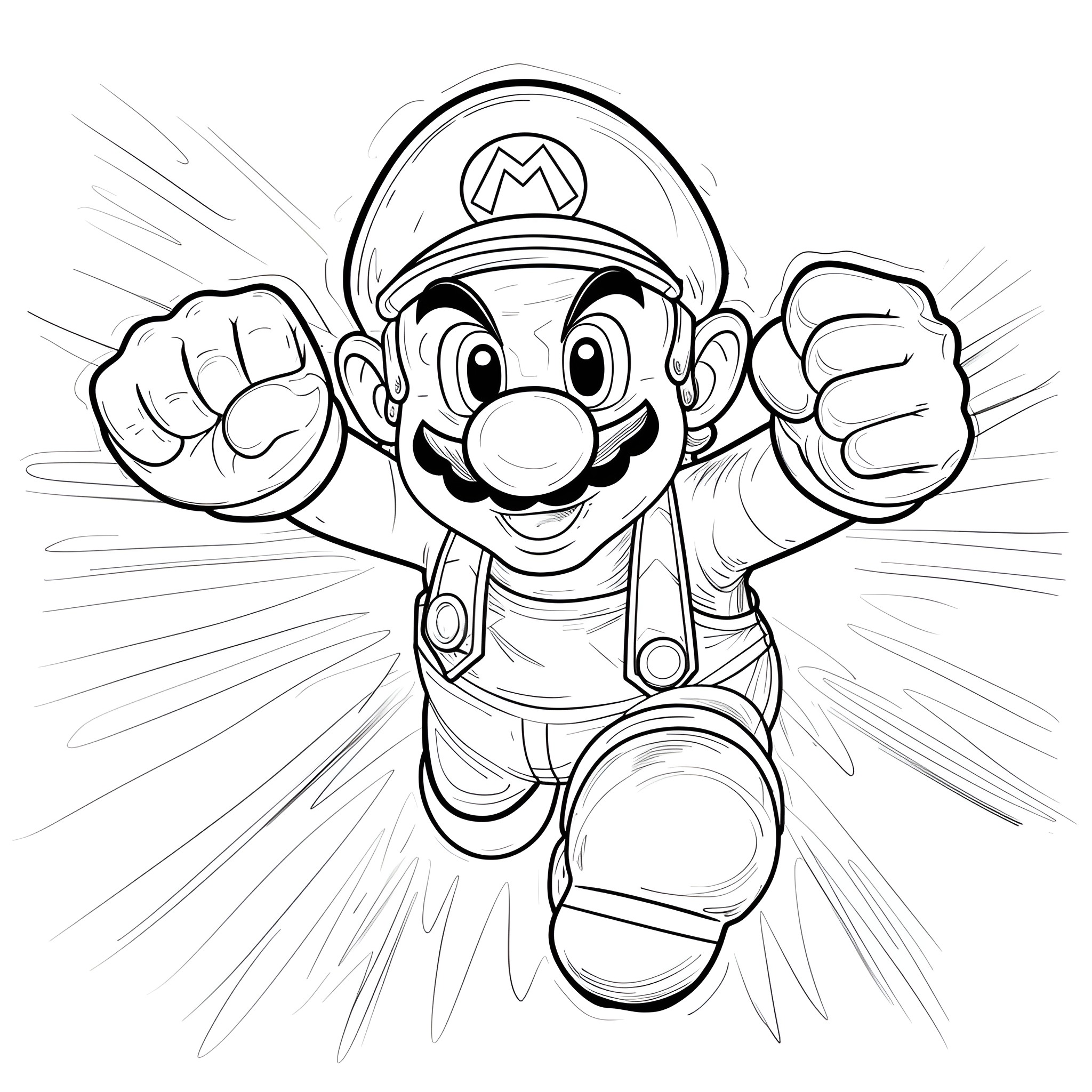 Best Mario Coloring Pages (Free Printable PDF)