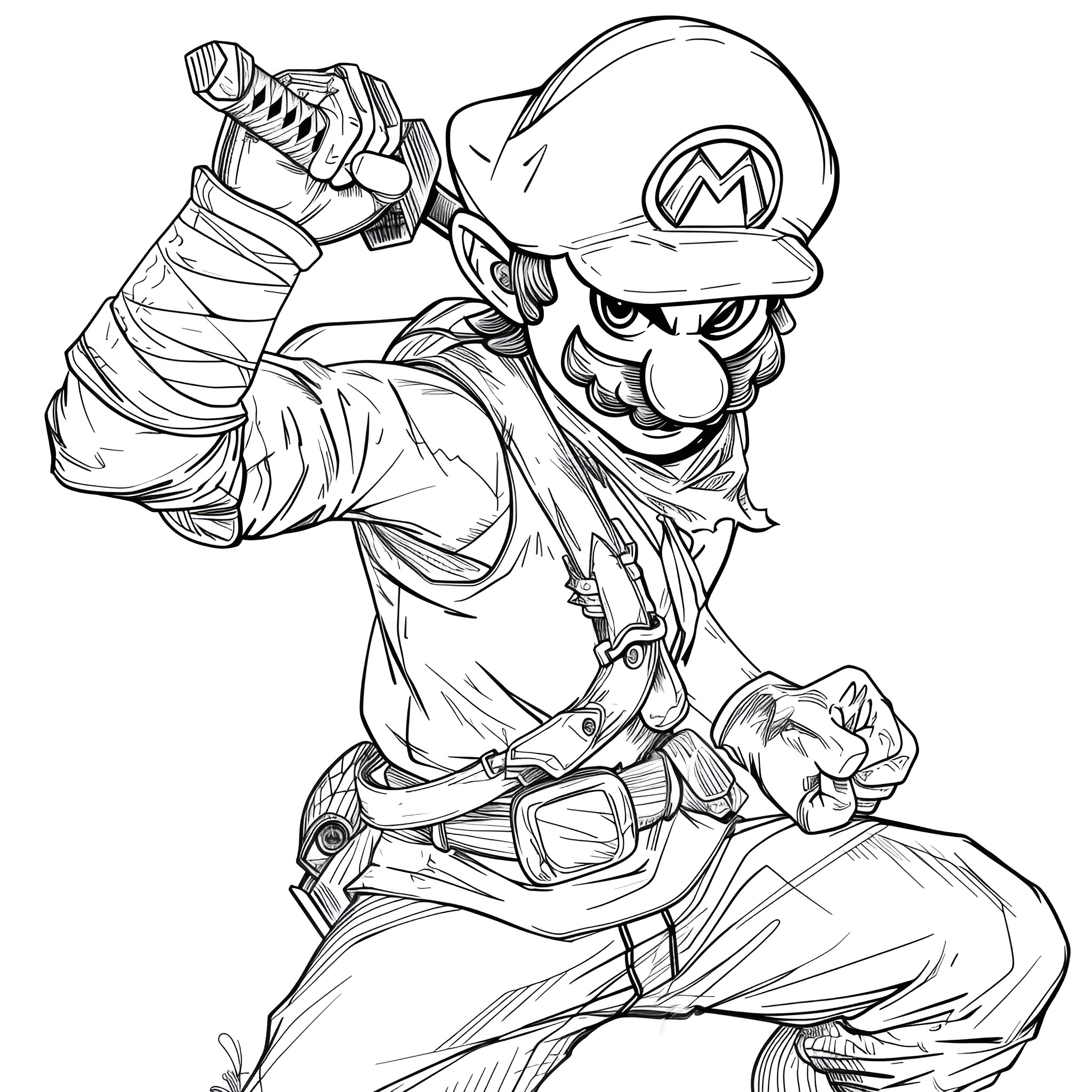 Best Mario Coloring Pages (Free Printable PDF)