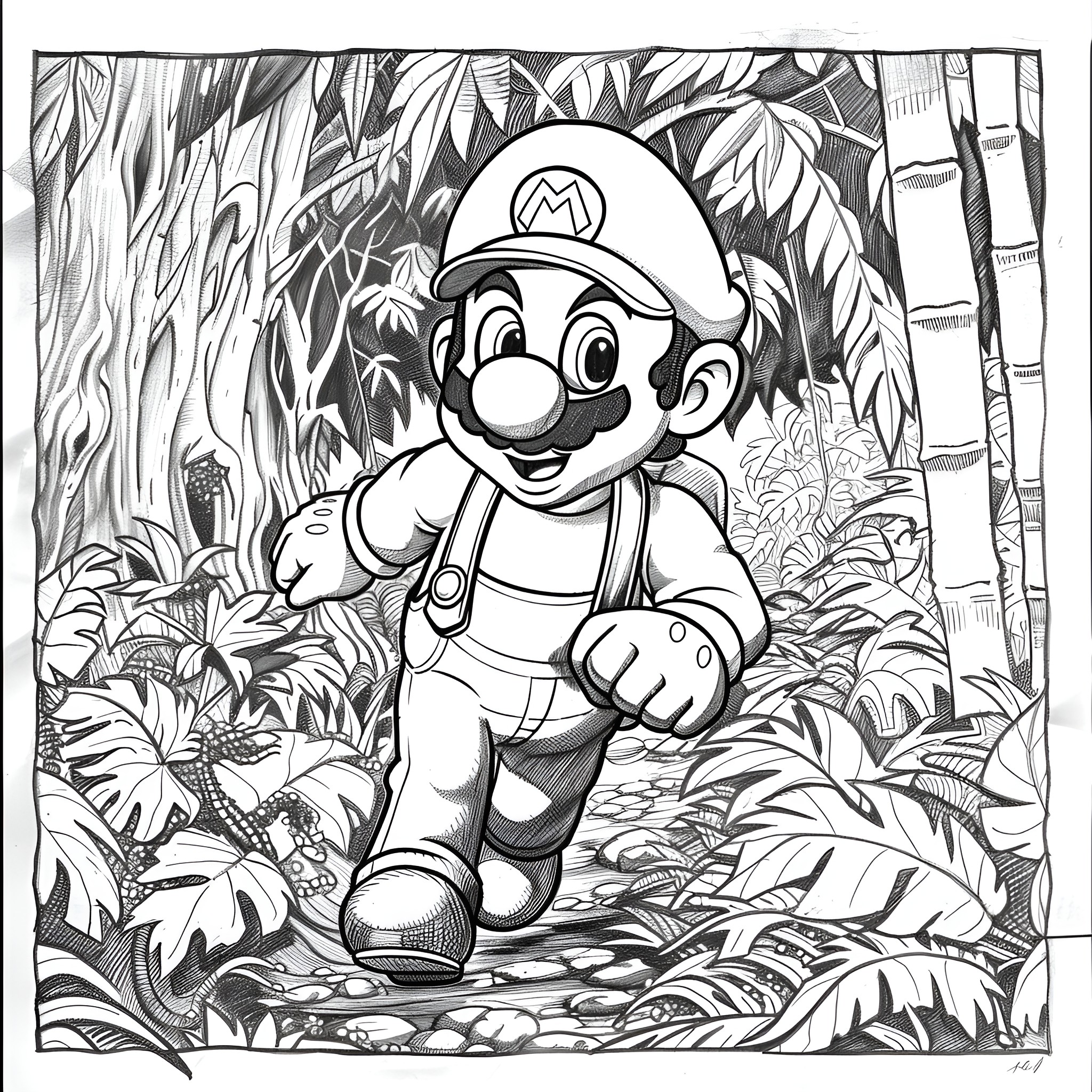 Best Mario Coloring Pages (Free Printable PDF)