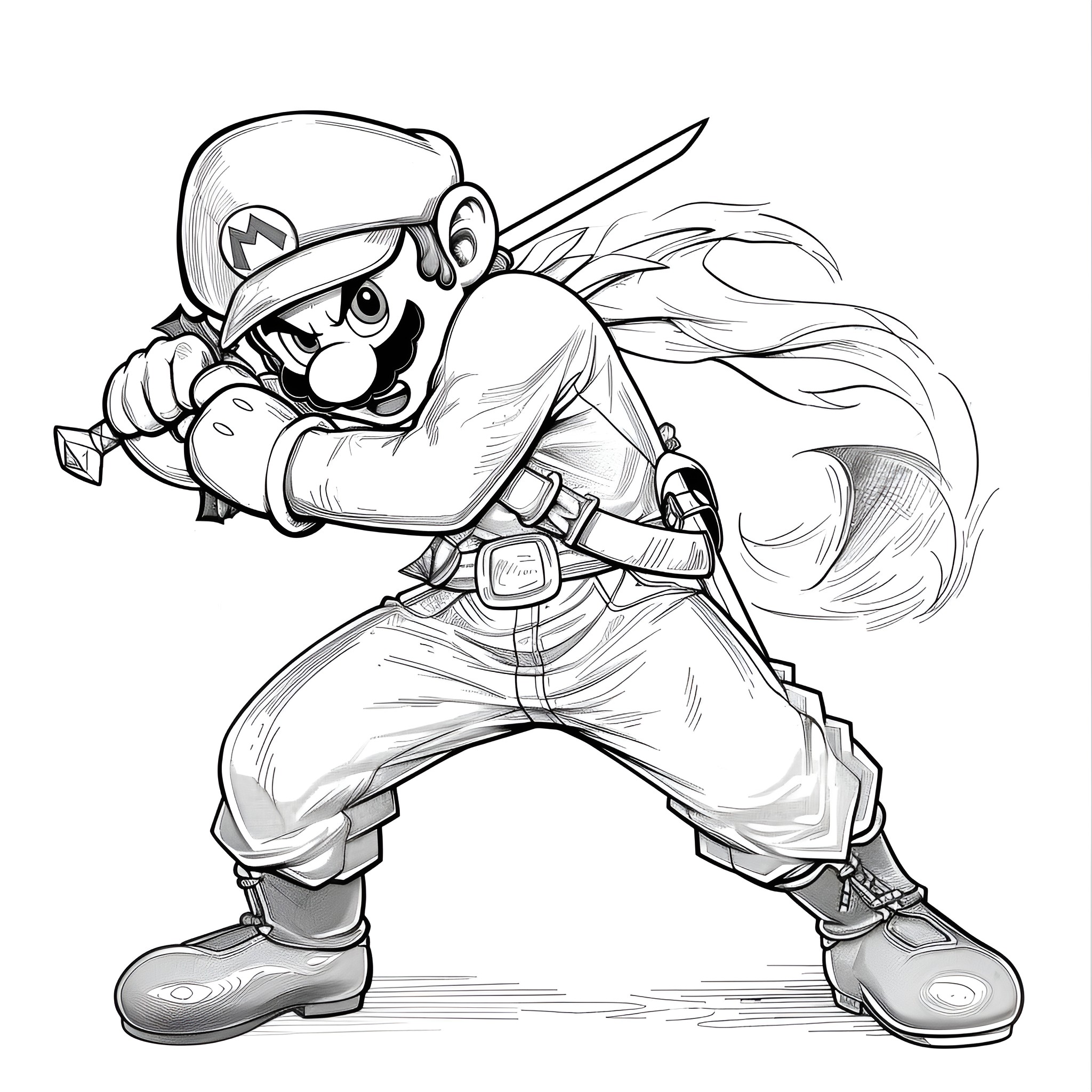Best Mario Coloring Pages (Free Printable PDF)